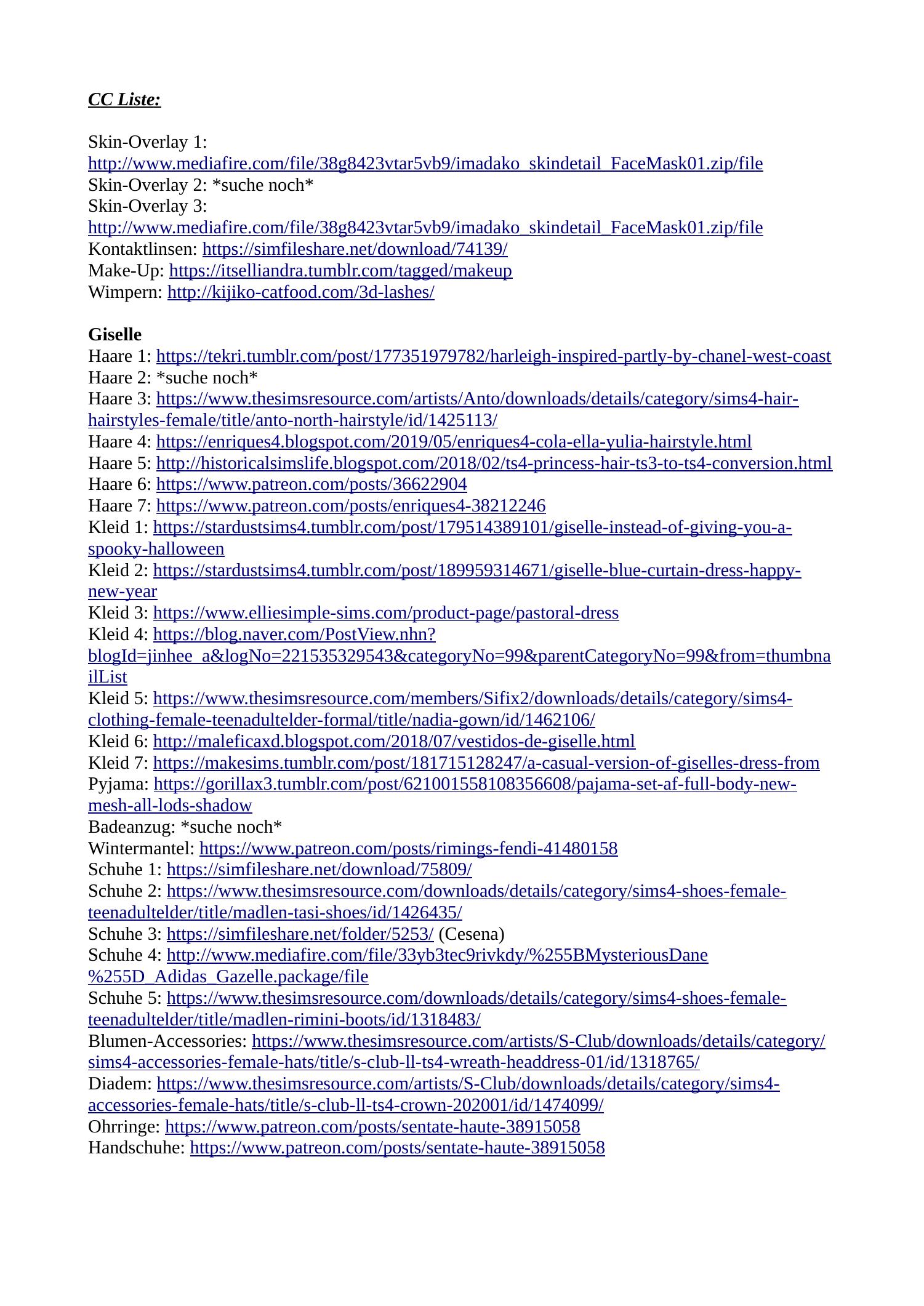 Verwünscht_Giselle_CC_Liste.odt | DocDroid