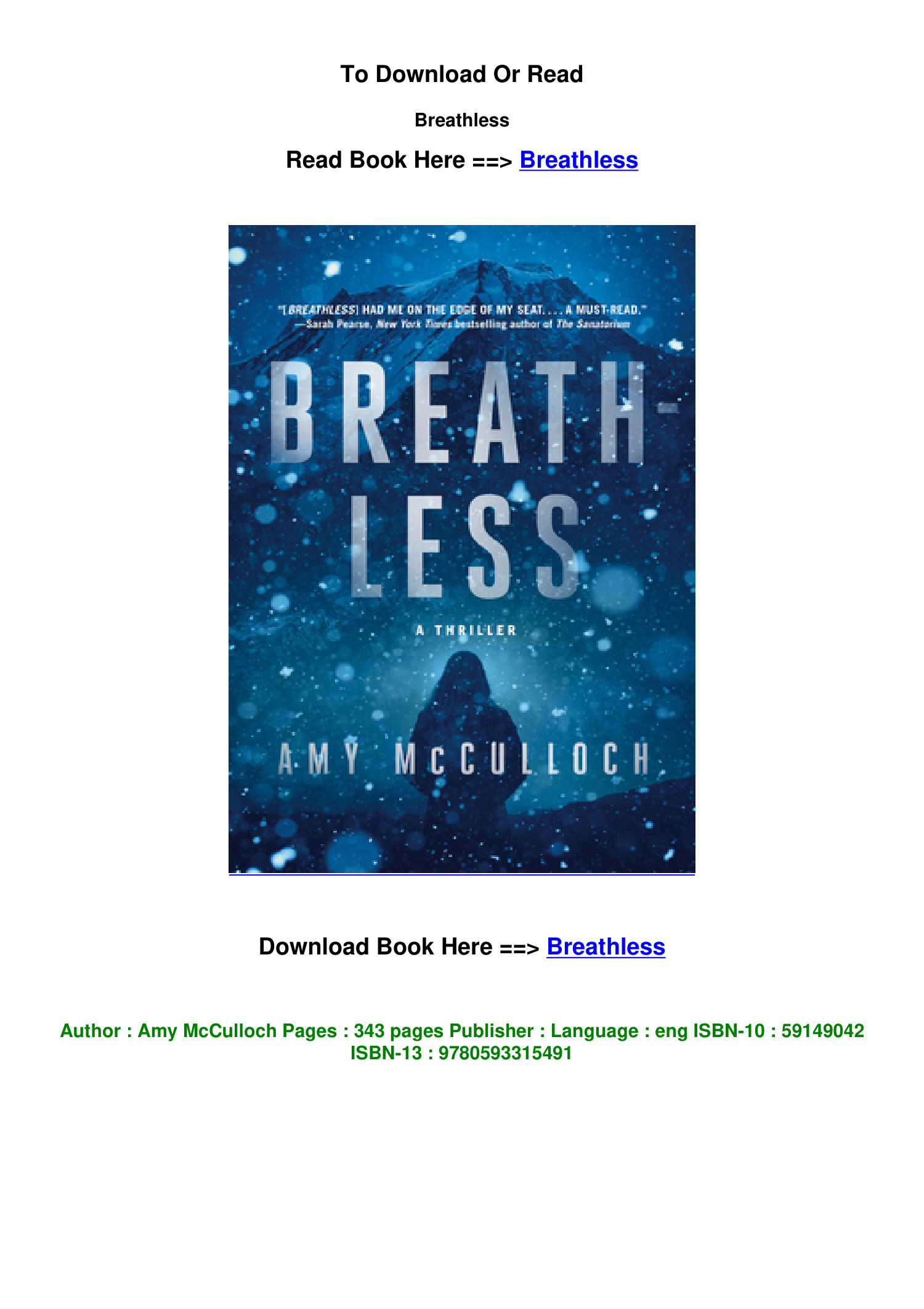 ePub Download Breathless BY Amy McCulloch.pdf | DocDroid