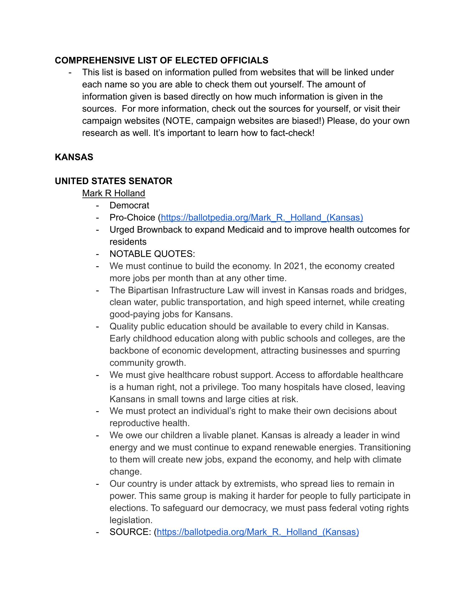 COMPREHENSIVE LIST OF ELECTED OFFICIALS AND INFORMATION.pdf | DocDroid