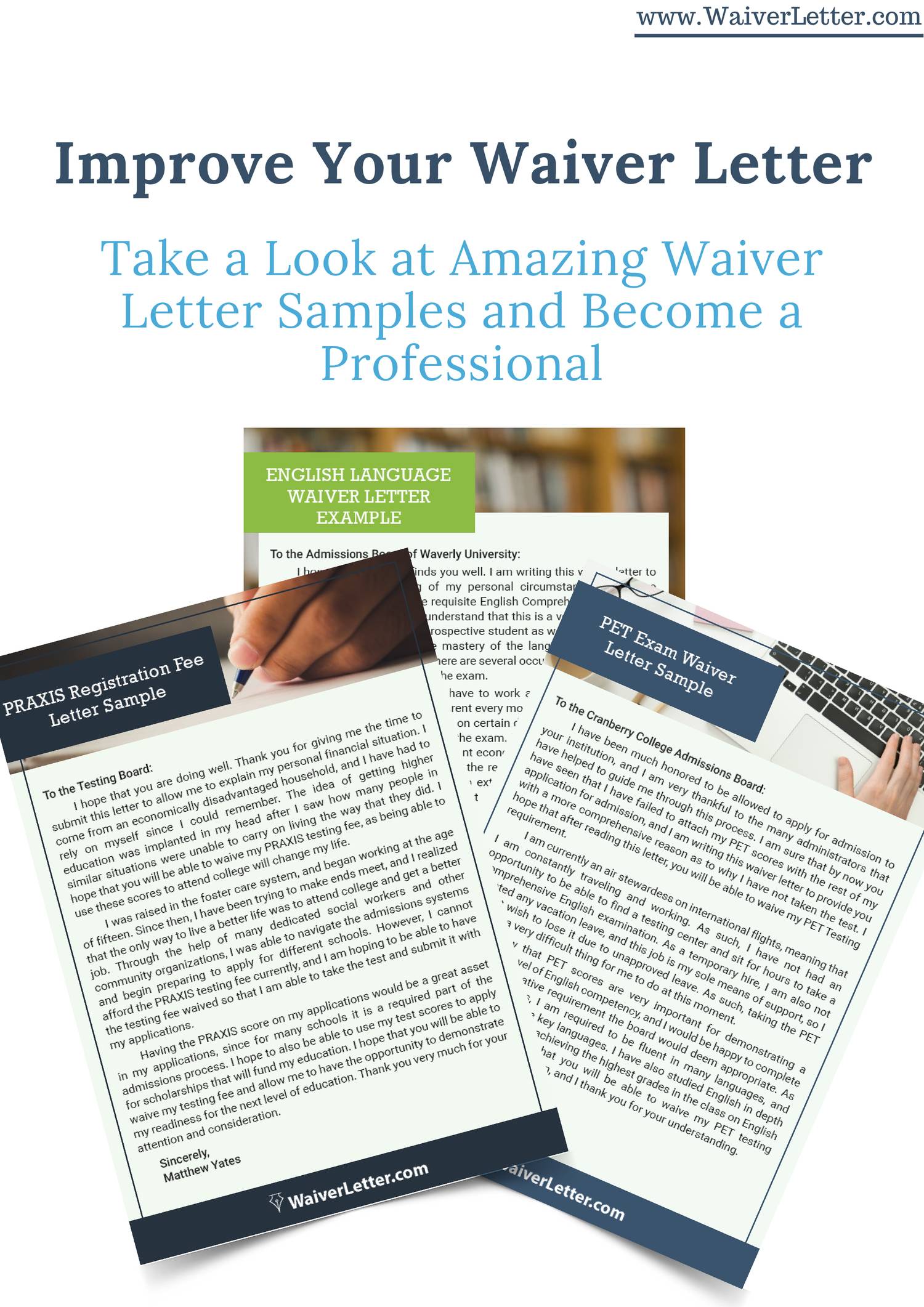 Improve Your Waiver Letter: Take a Look at Amazing Waiver Letter ...