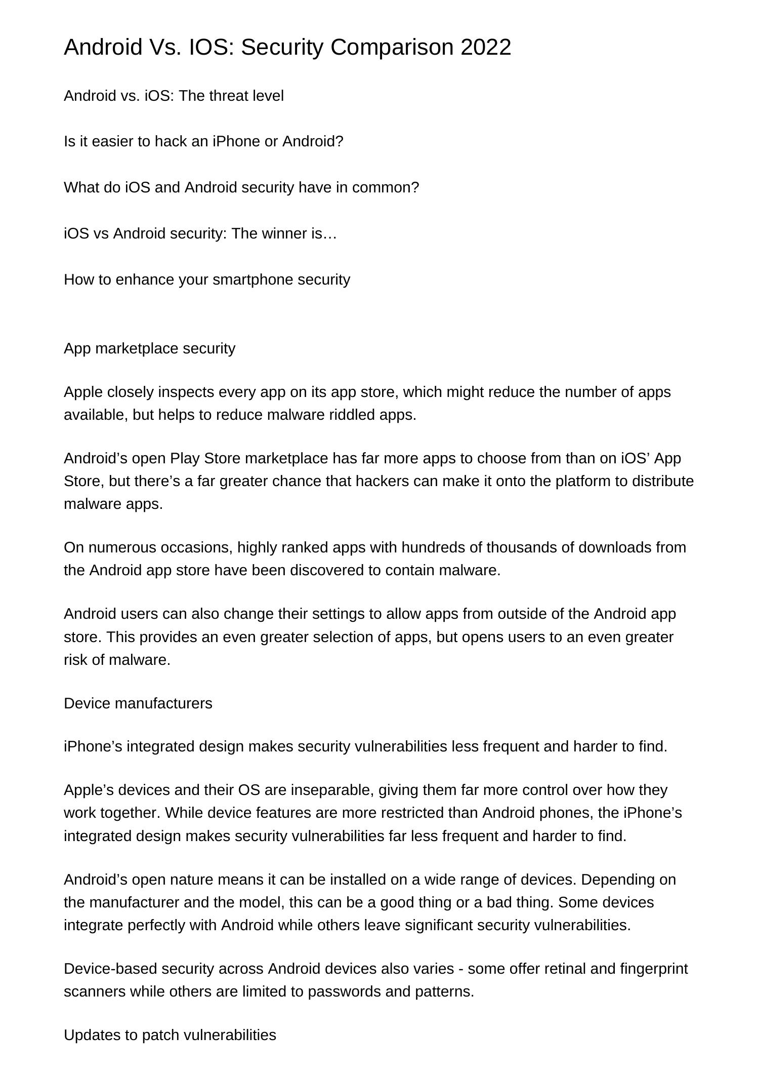Android Vs IOS Security Comparison 2022fyhjf.pdf.pdf | DocDroid Android Vs IOS Security Comparison 2022fyhjf.pdf.pdf | DocDroid
