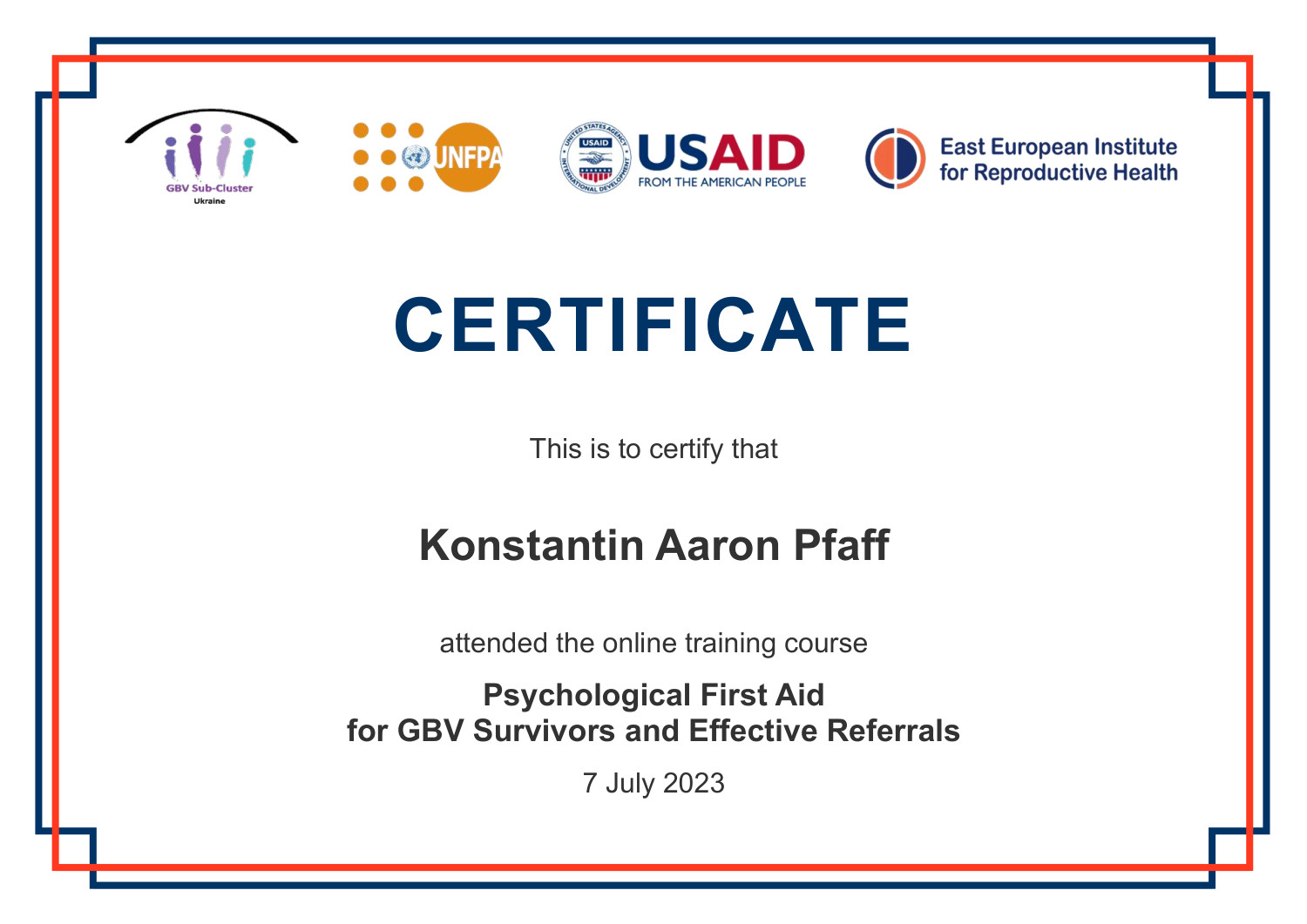 Certificate for online training – Konstantin Aaron Pfaff.pdf | DocDroid
