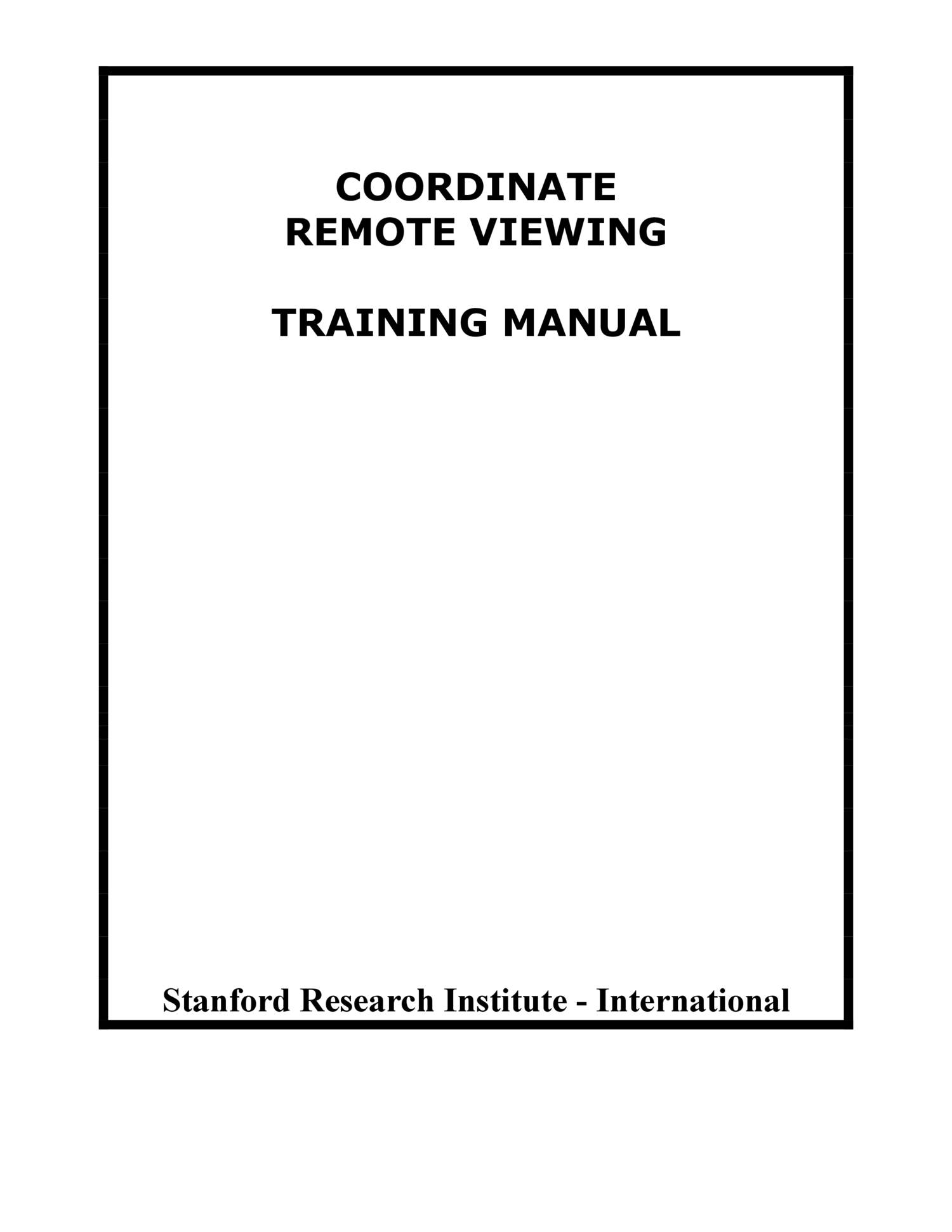 Coordinate Remote Viewing Manual.pdf | DocDroid