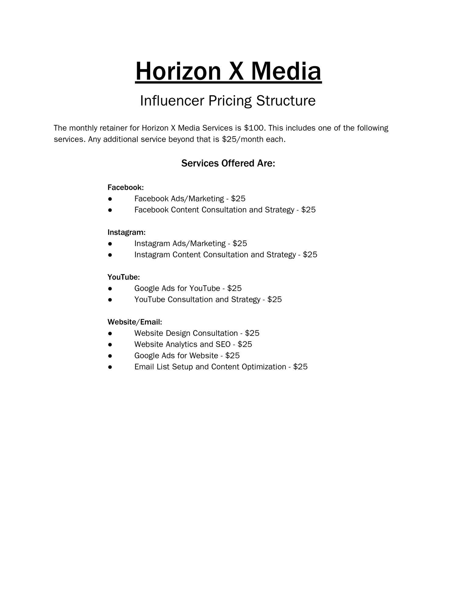 Pricing Structure.pdf | DocDroid