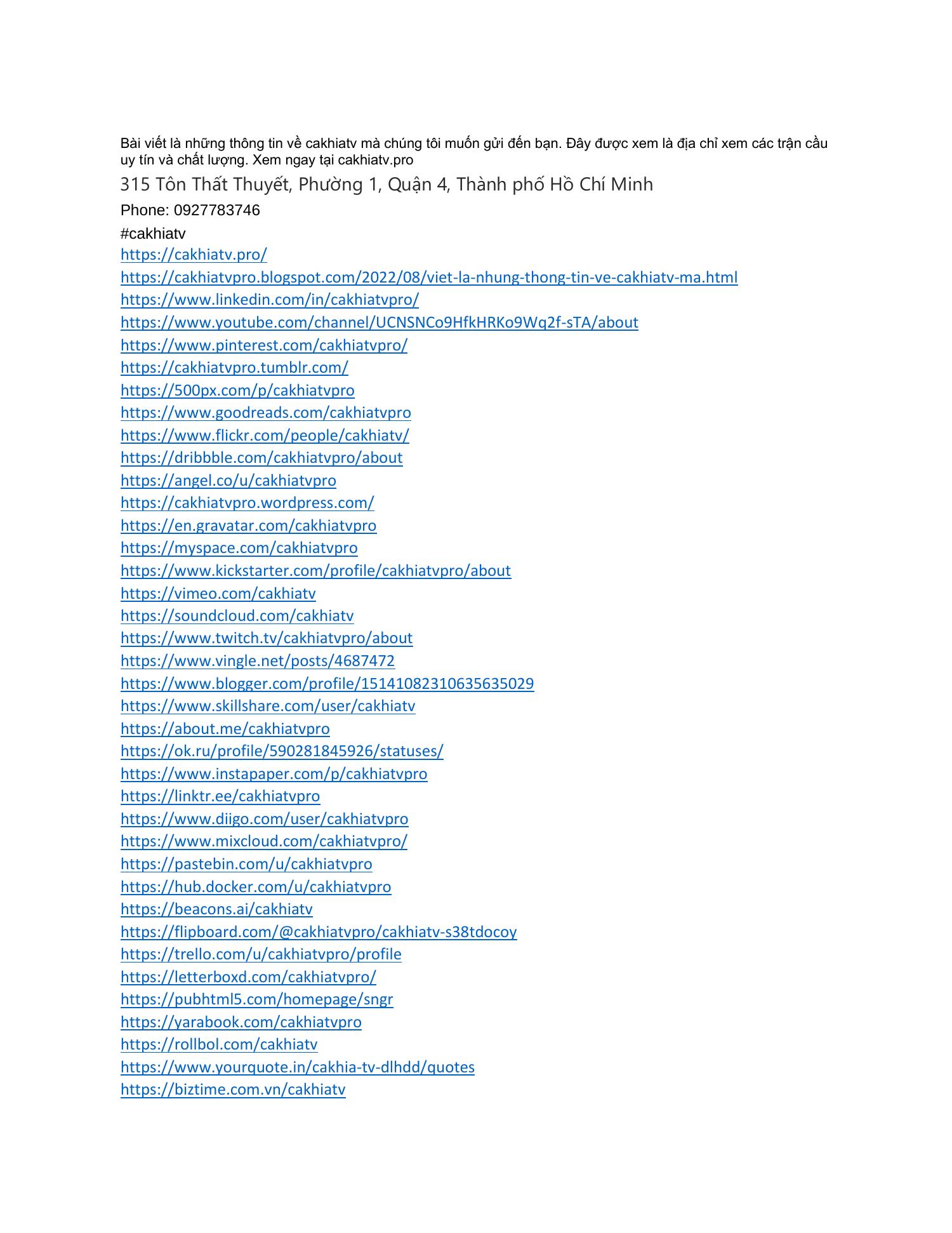 Cakhia TV.docx | DocDroid