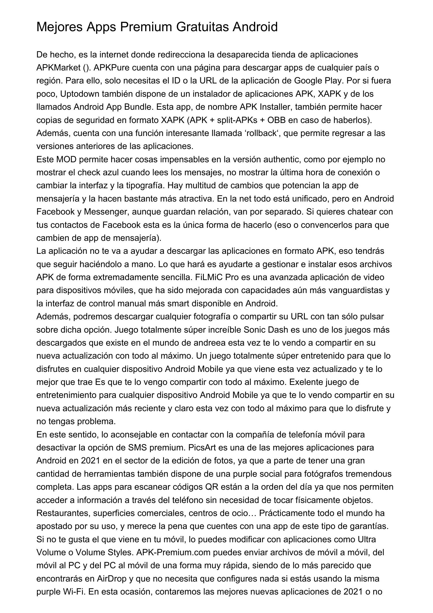 Mejores Apps Premium Gratuitas Androidtknxy.pdf.pdf | DocDroid