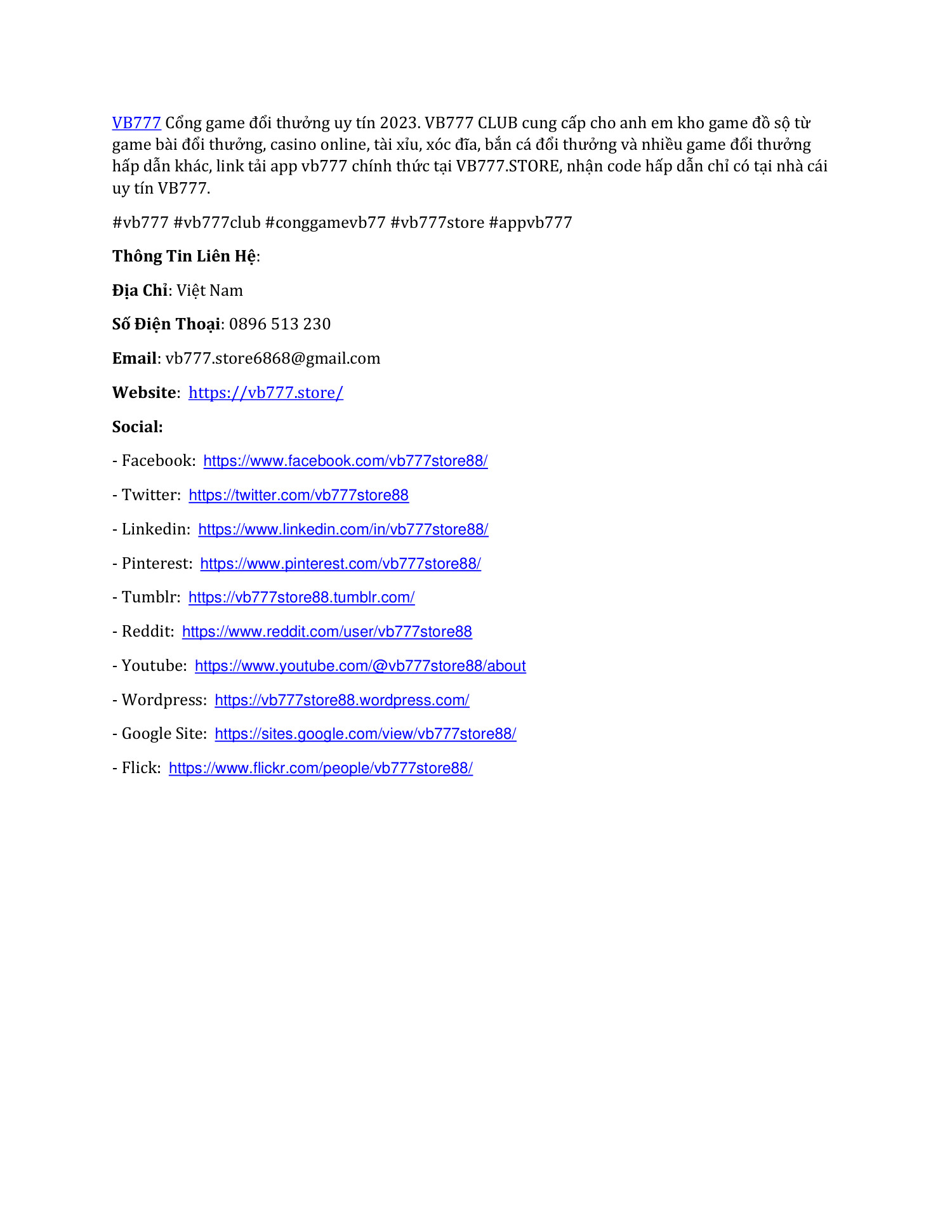 vb777store88.docx | DocDroid