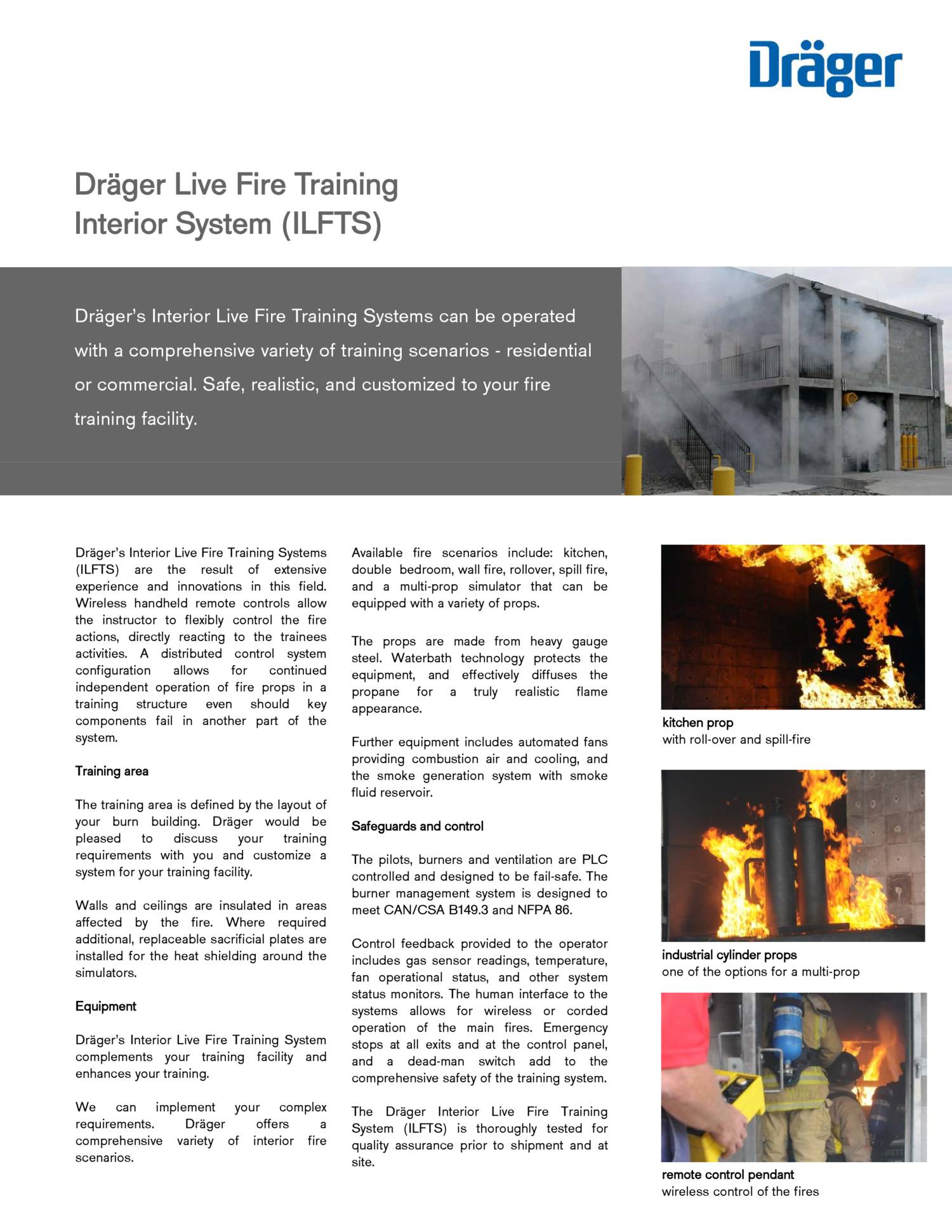 Dräger Live Fire Training Interior System (ILFTS).pdf | DocDroid