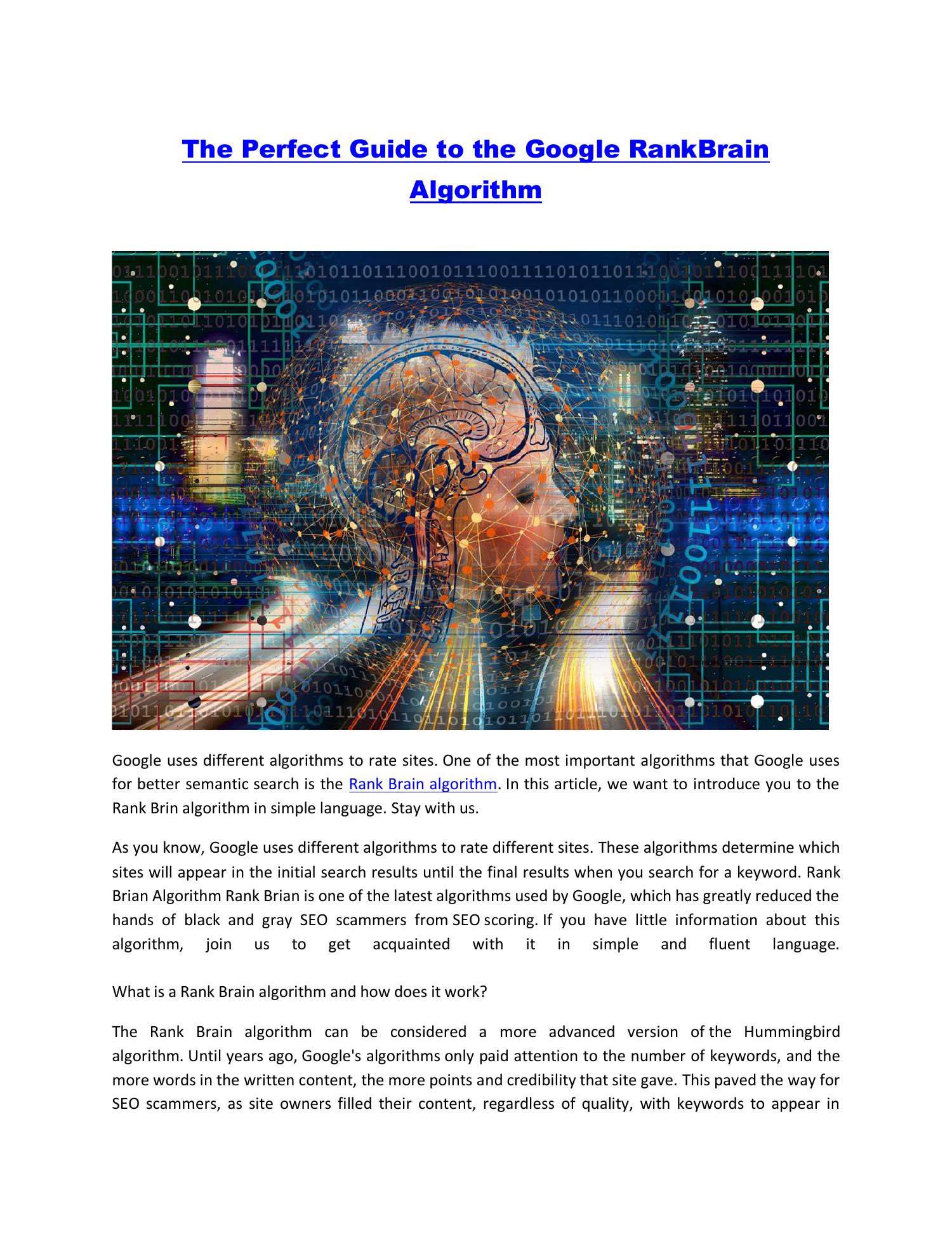 The Perfect Guide to the Google RankBrain Algorithm.pdf | DocDroid