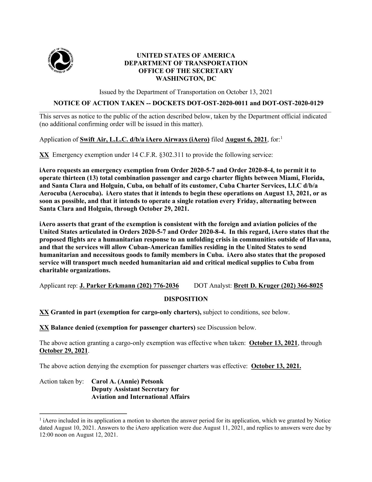 Cuba Swift Air vuelos carga humanitaria.pdf | DocDroid