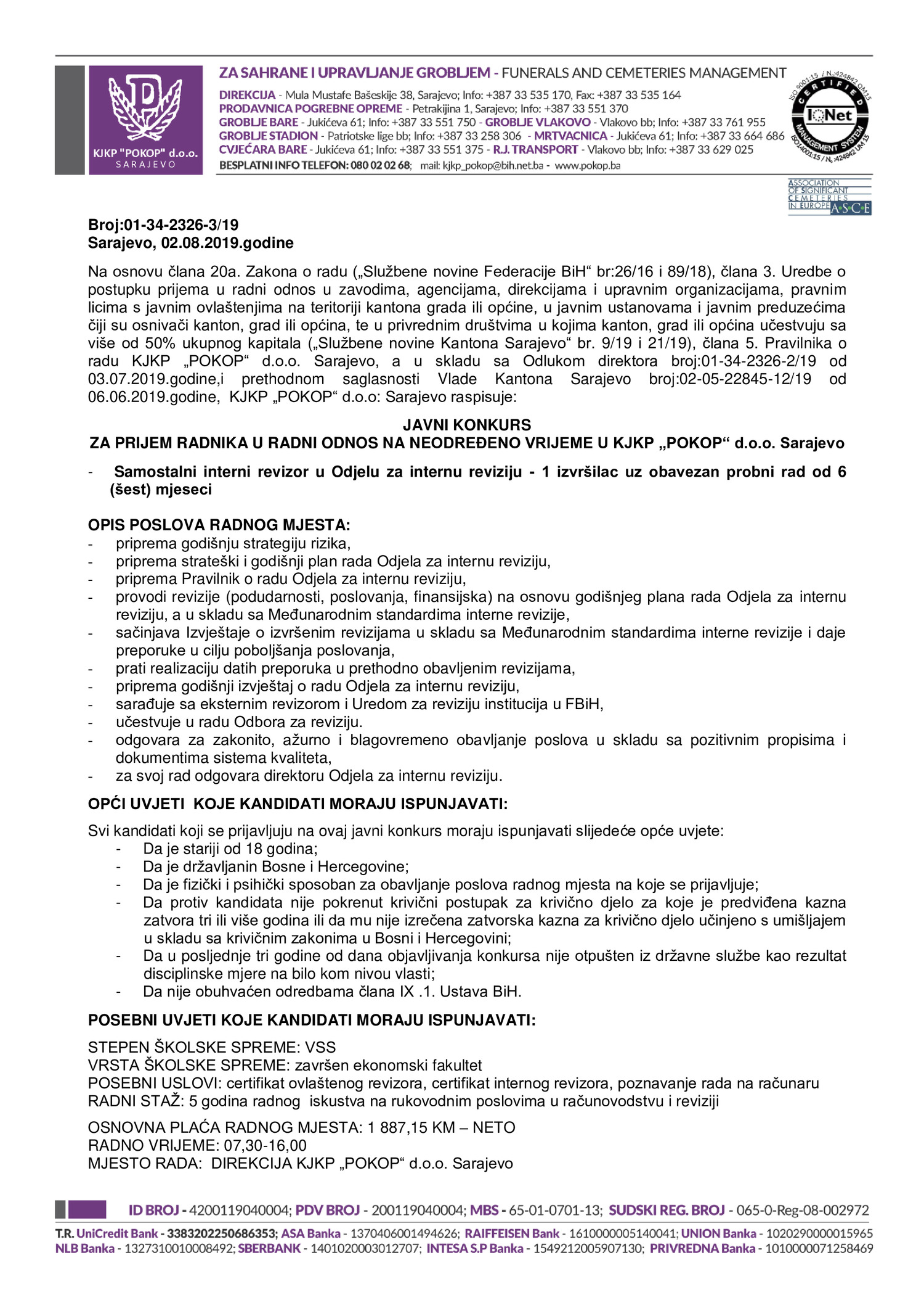 konkurs samostalni interni revizor za objavu.pdf | DocDroid