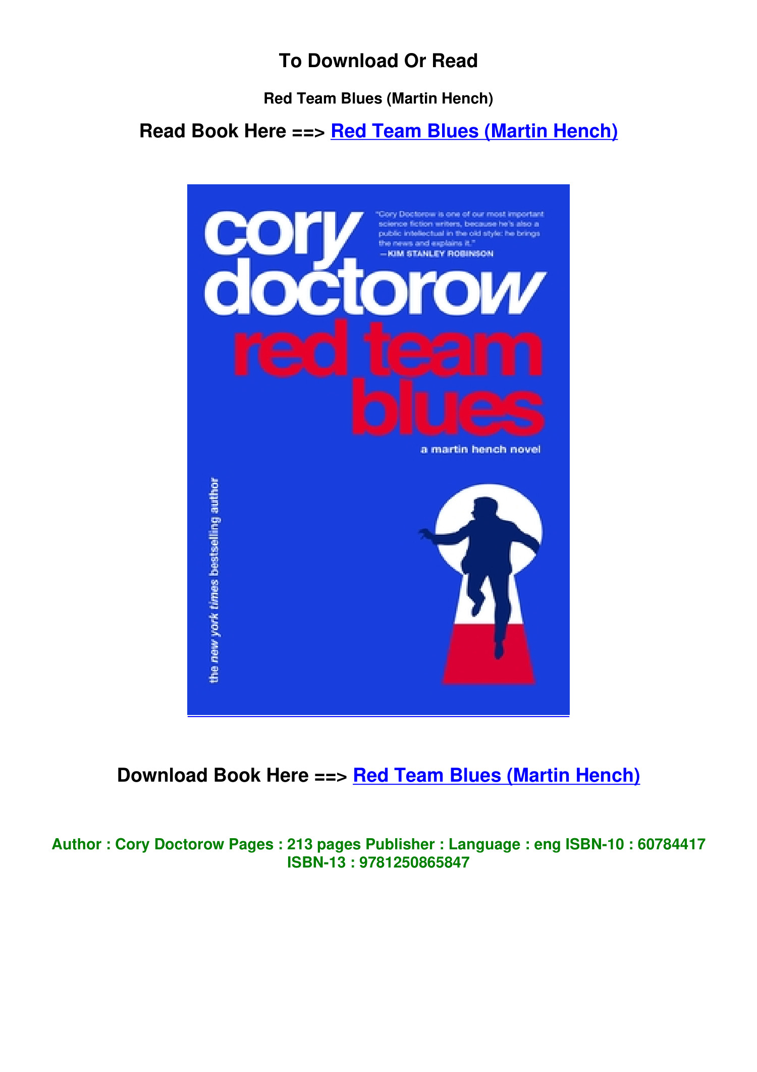 ePub DOWNLOAD Red Team Blues Martin Hench by Cory Doctorow.pdf | DocDroid