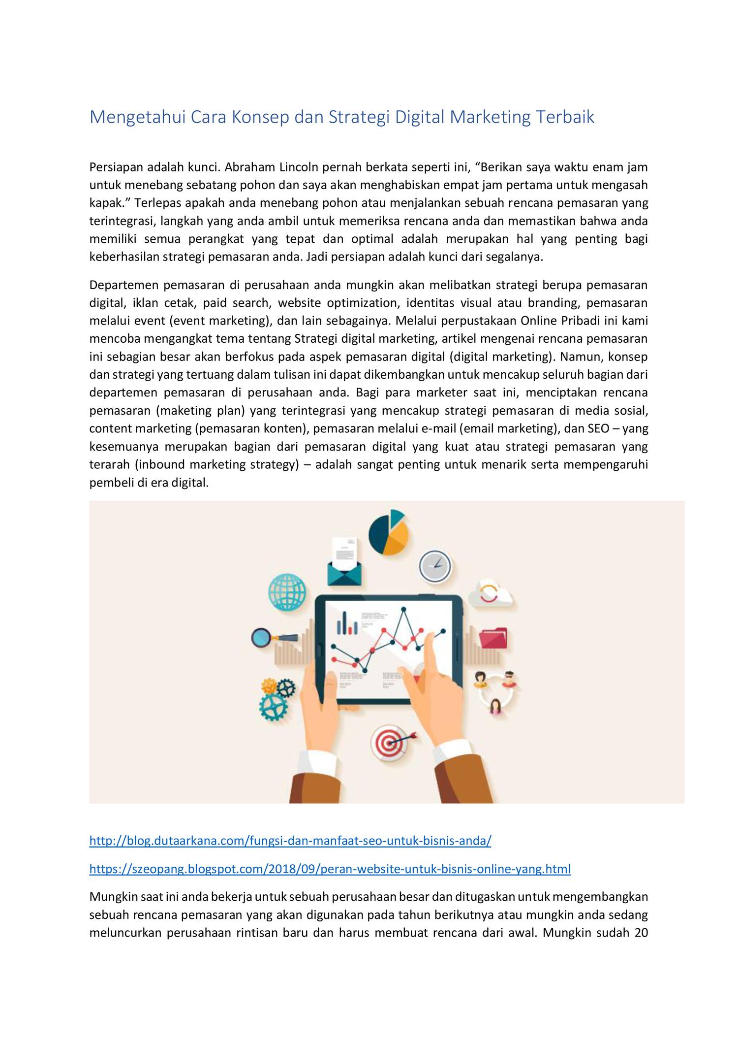 Mengetahui Cara Konsep dan Strategi Digital Marketing Terbaik.pdf ...