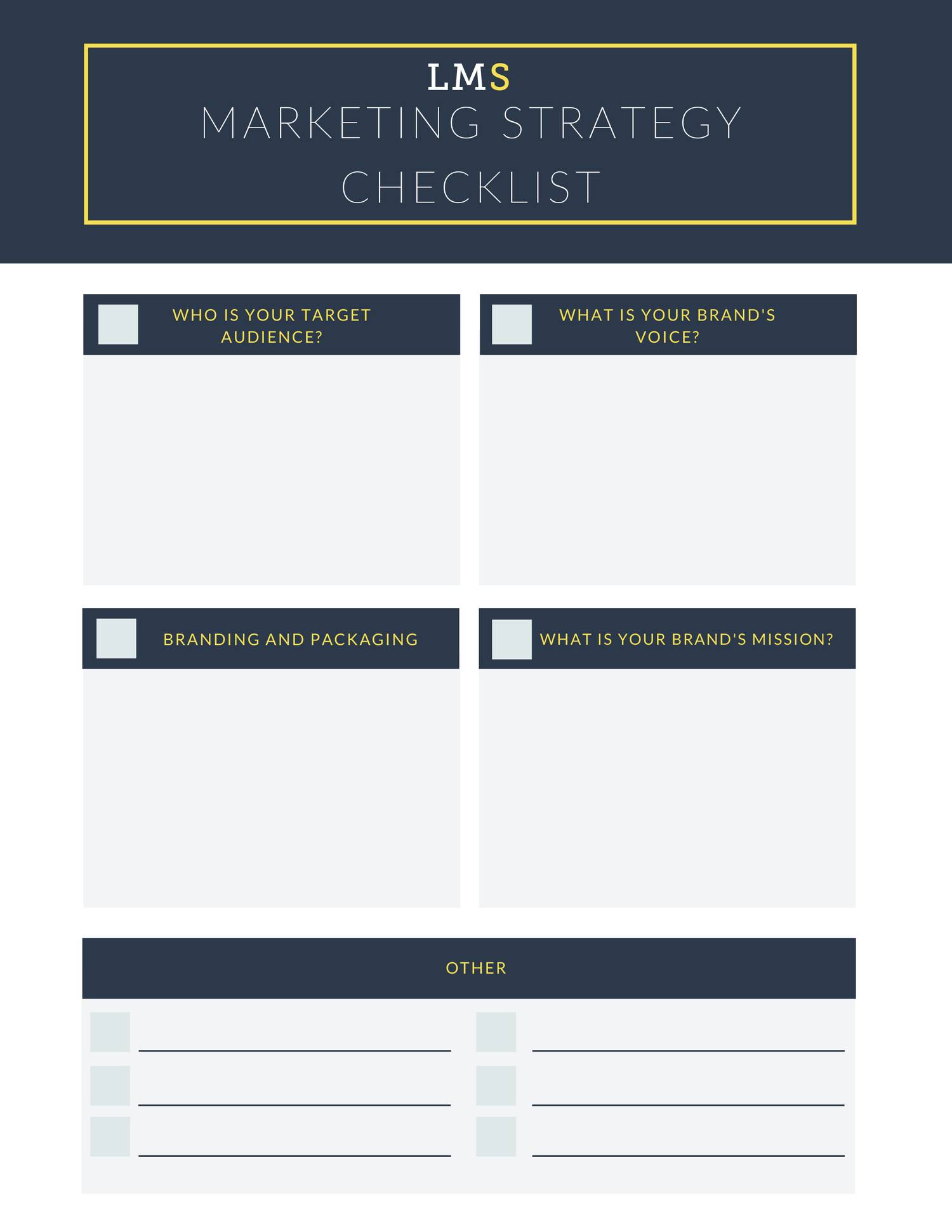 Marketing Checklist.pdf | DocDroid
