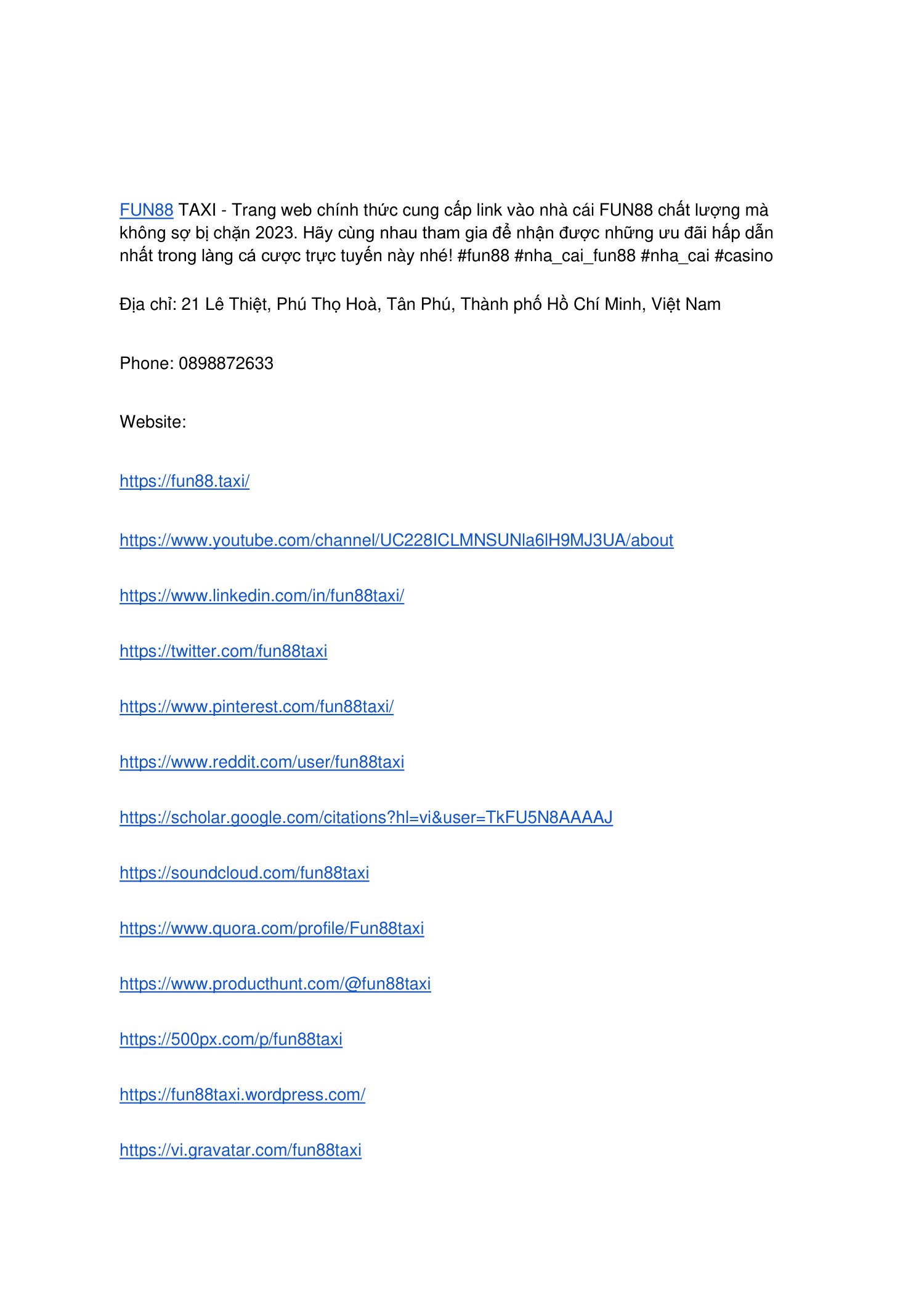 fun88taxi.docx | DocDroid