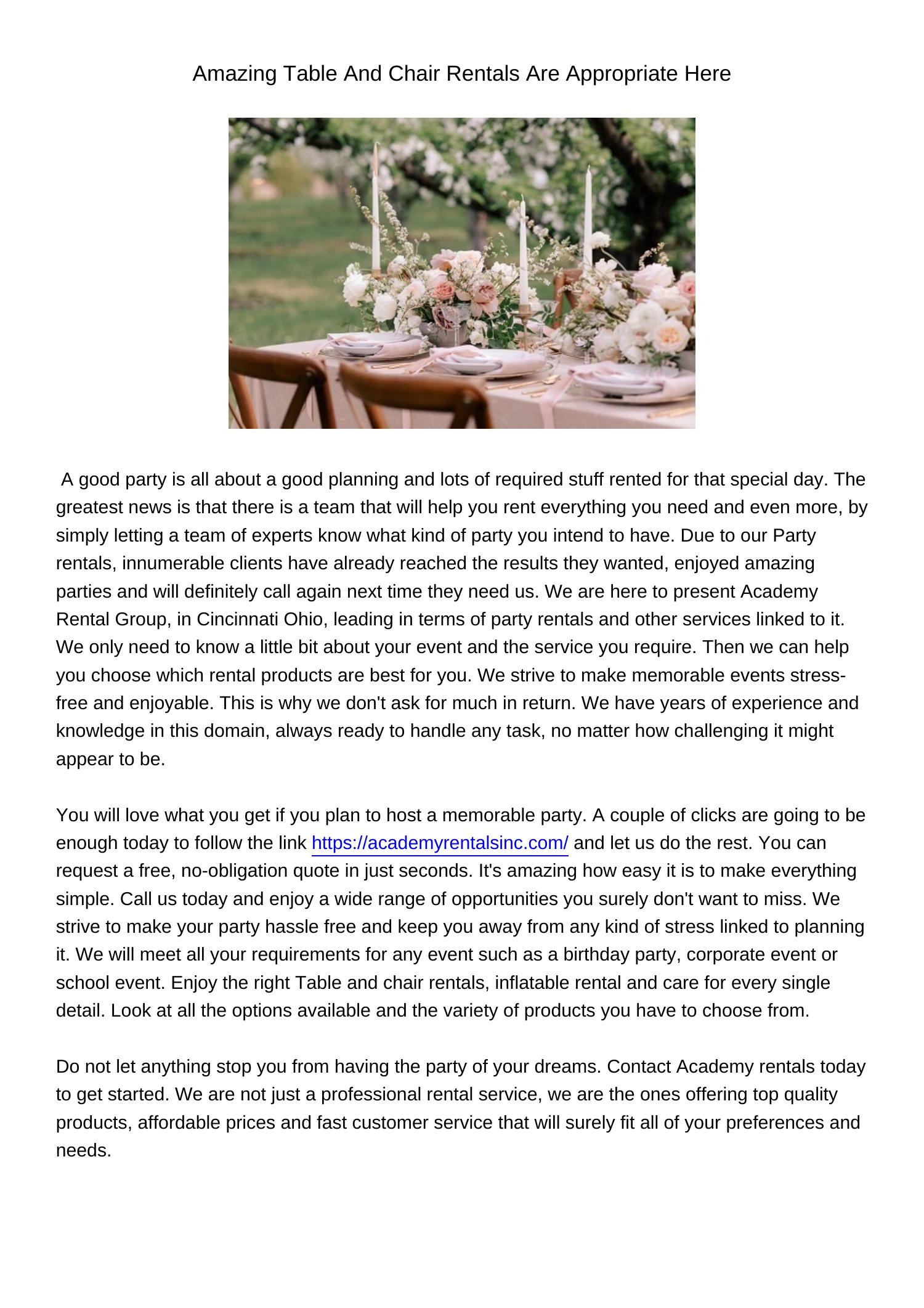 AmazingTableAndChairRentalsAreAppropriateHere188.pdf | DocDroid