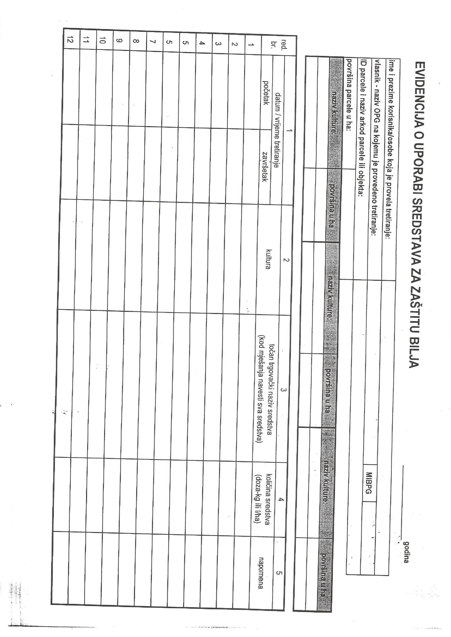 Evidencijski list o upotrebi sredstava za zaštitu bilja.pdf | DocDroid