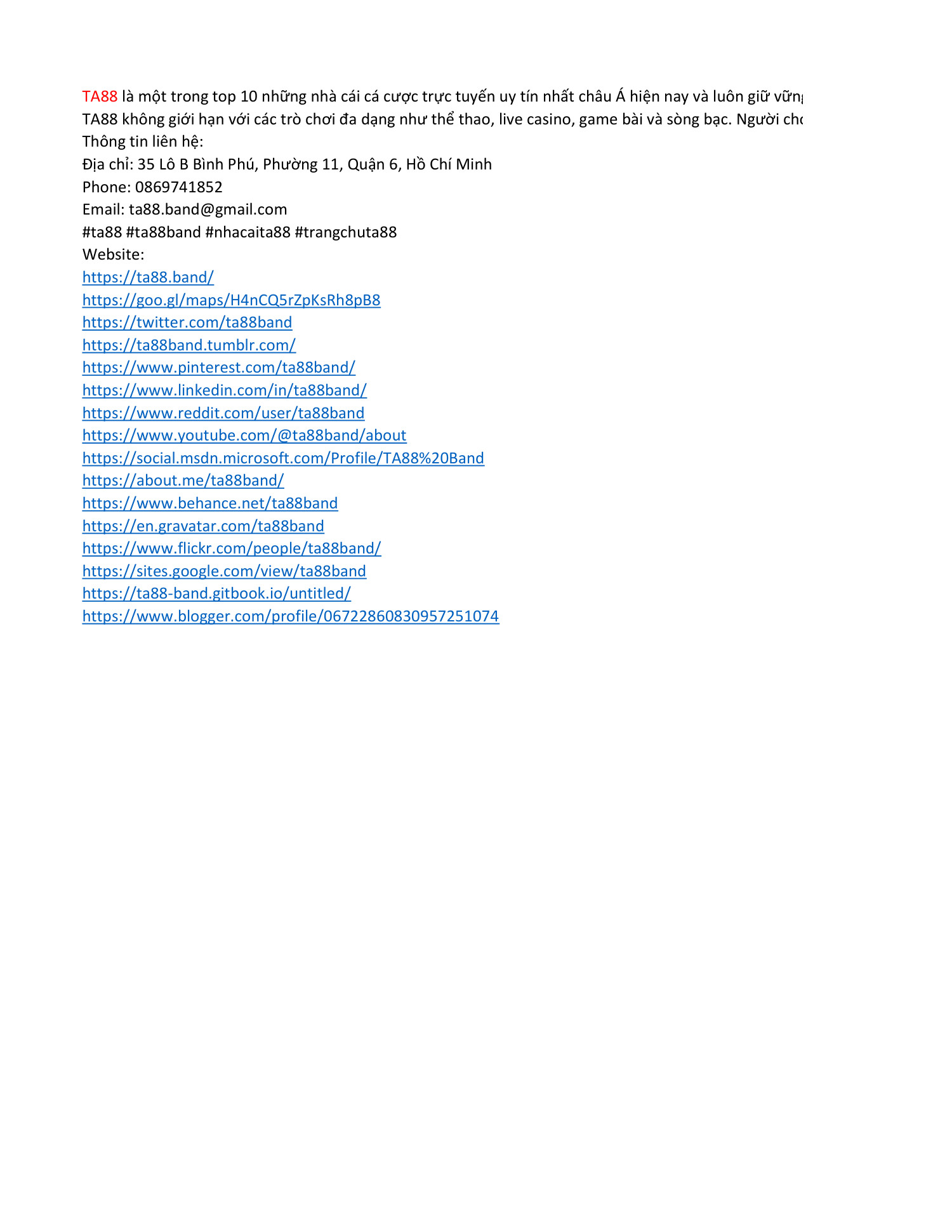 TA88 Band.xlsx | DocDroid