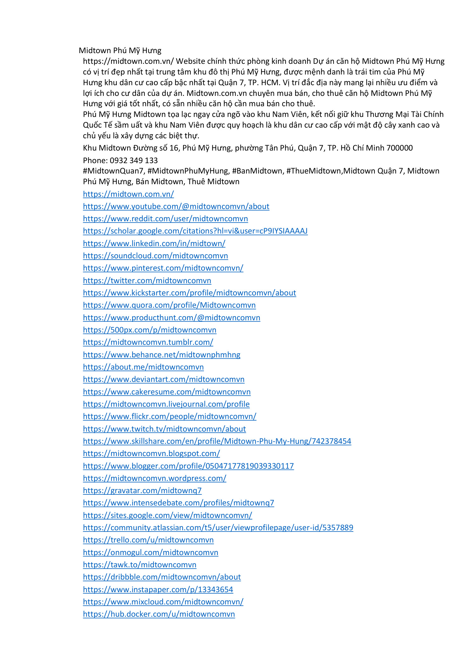 Midtown Phú Mỹ Hưng.docx | DocDroid
