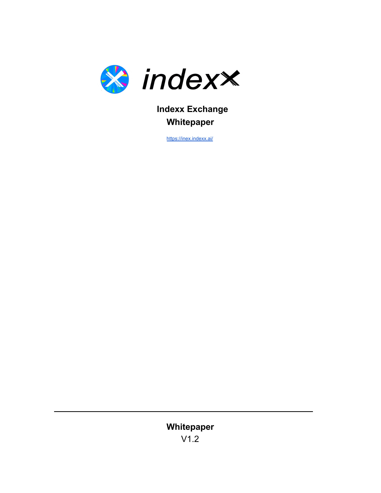 Indexx Exchange Token Whitepaper V1.2.pdf | DocDroid