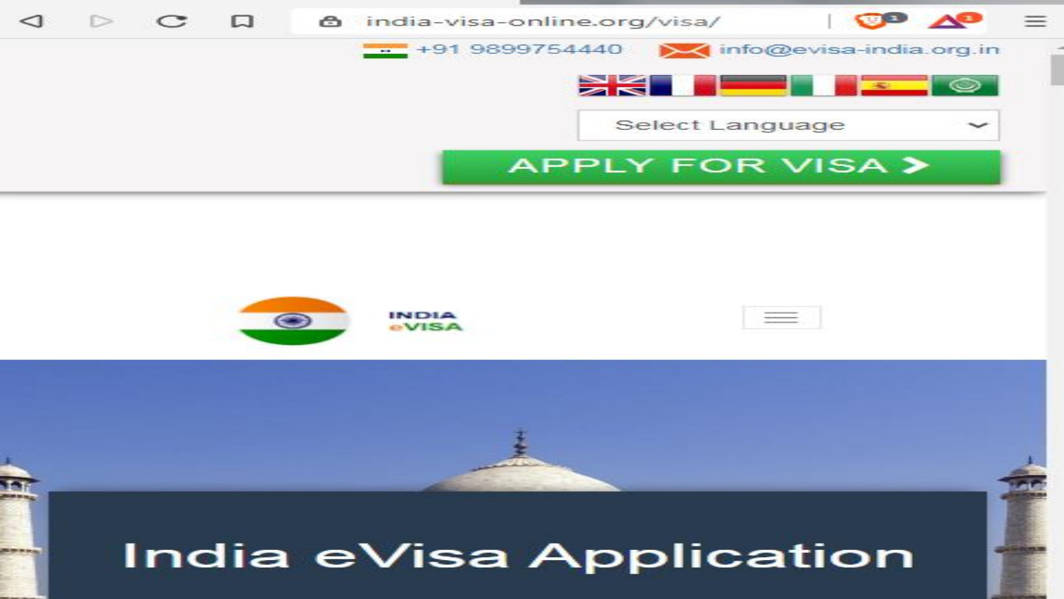 INDIAN Official Government Immigration Visa Application Online USA AND ...