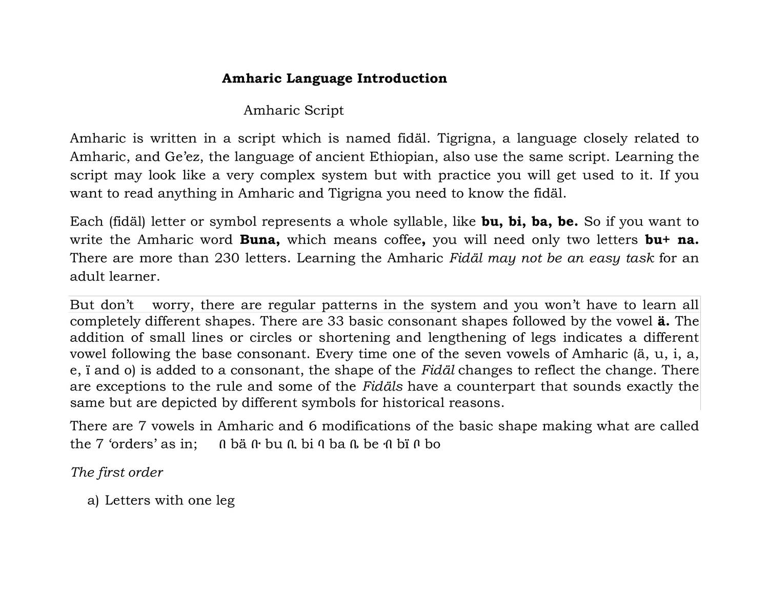 Amharic Language Introduction.pdf | DocDroid