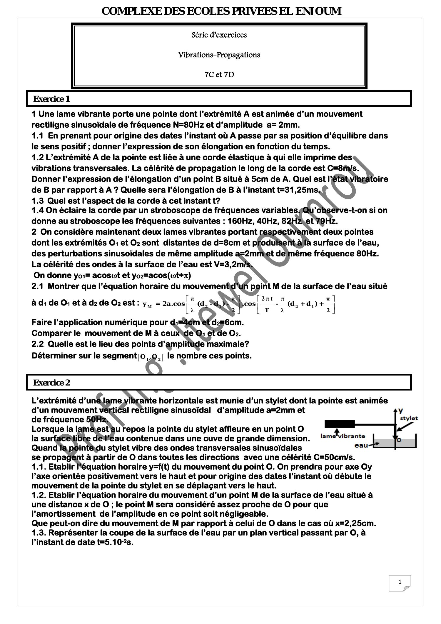 Serie vibrations et ondes.pdf | DocDroid