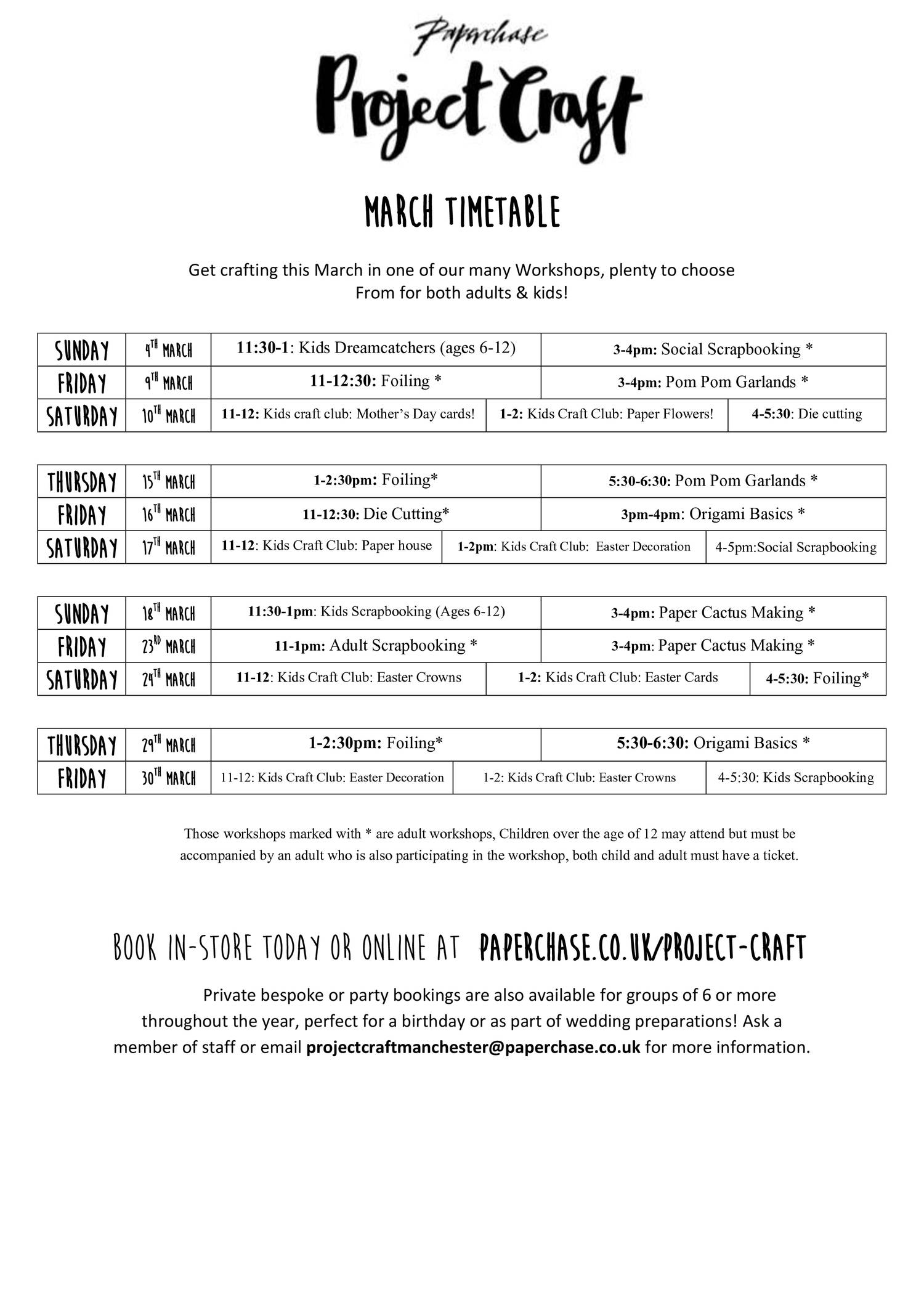 March Timetable.pdf | DocDroid