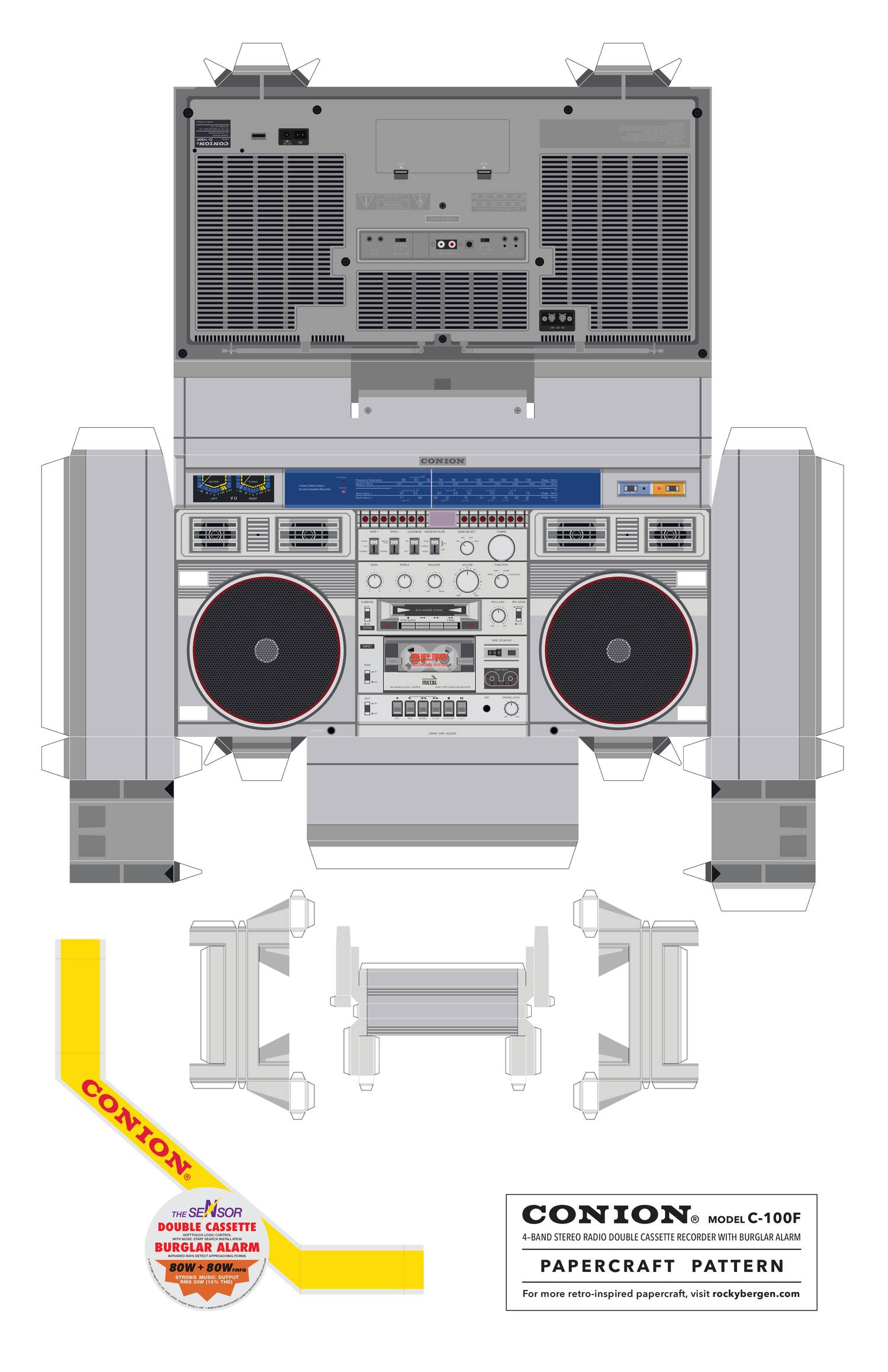 Conion C-100F -Papercraft - v1.0.pdf | DocDroid