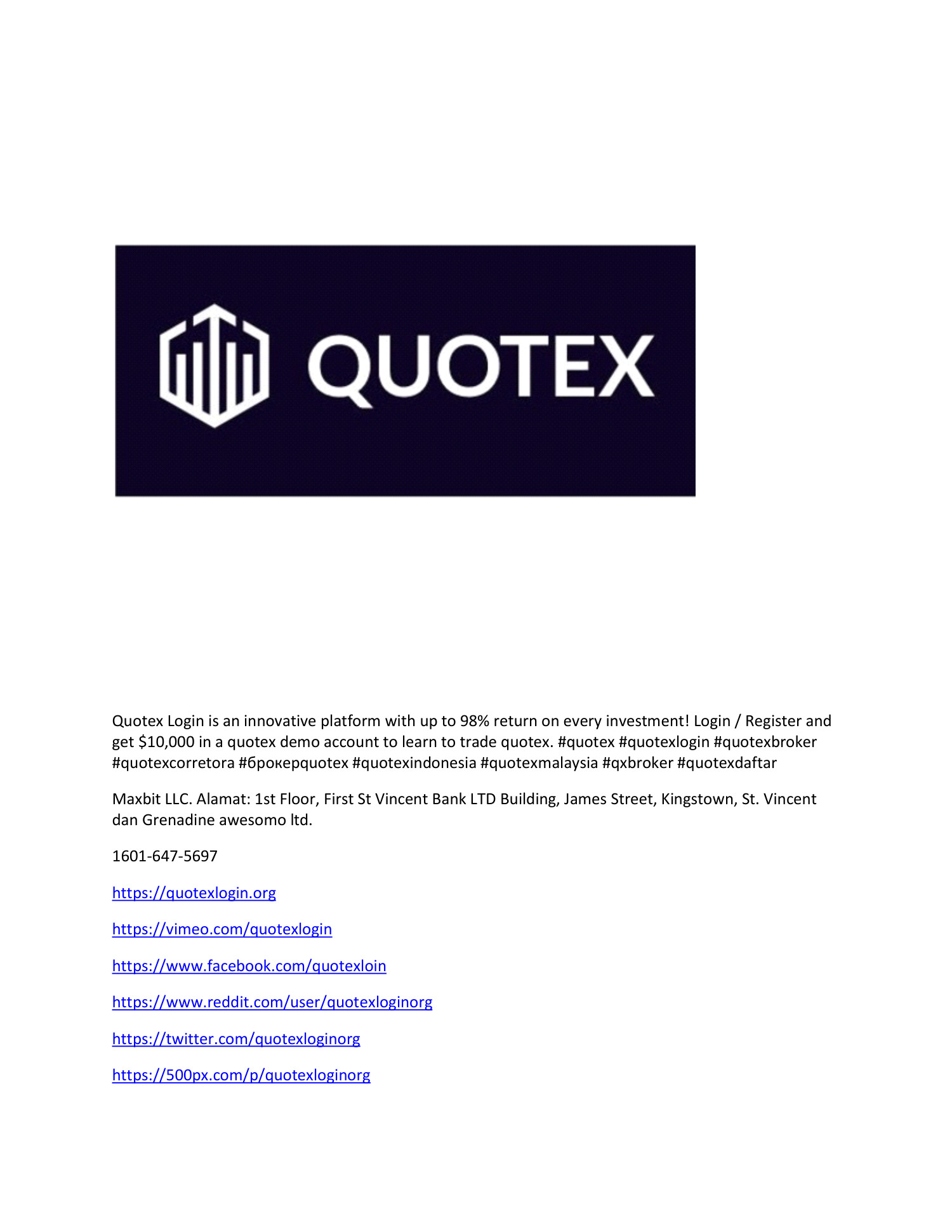 Quotex login.docx | DocDroid