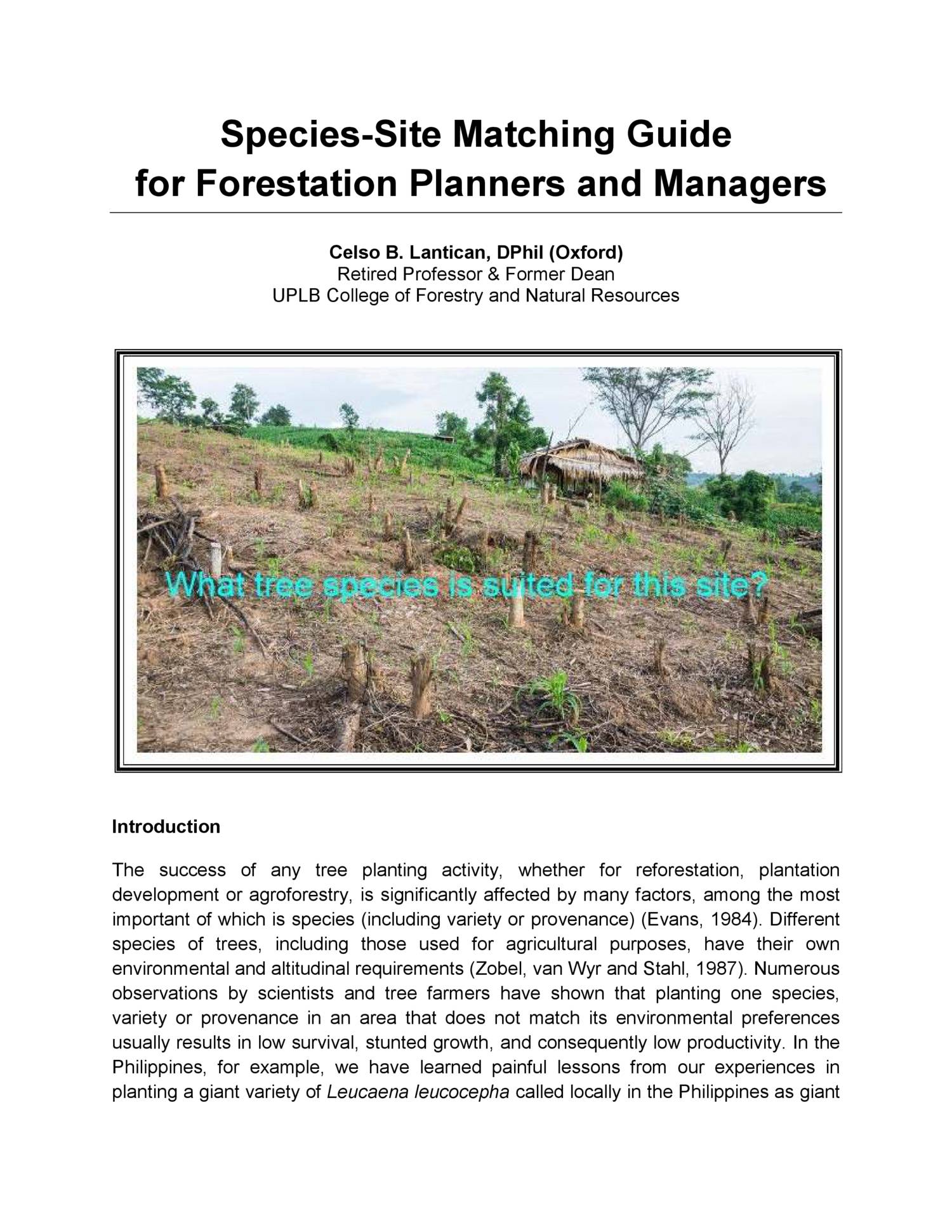 Species site matching guide.pdf | DocDroid