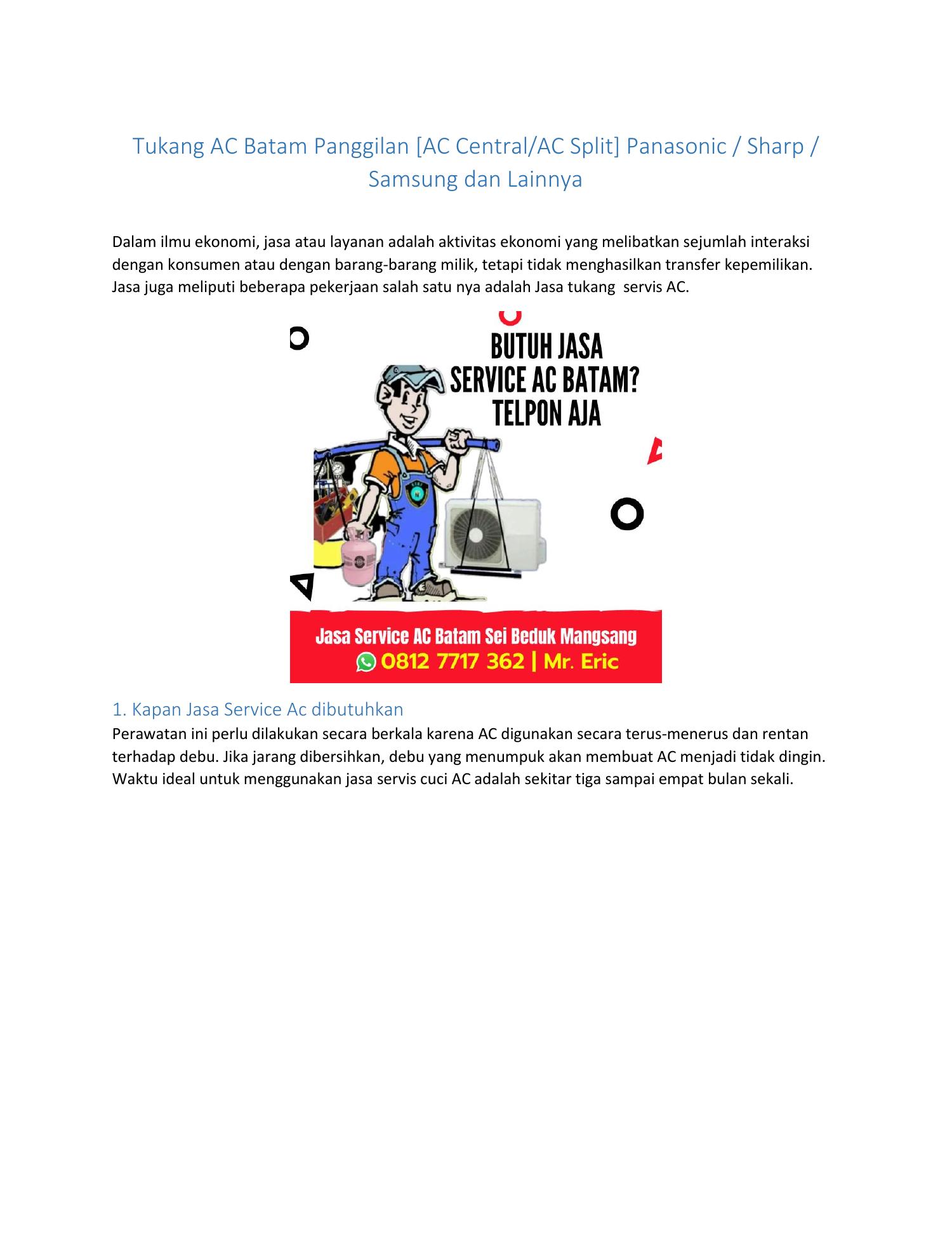 Tukang AC Batam Panggilan terdekat.pdf | DocDroid