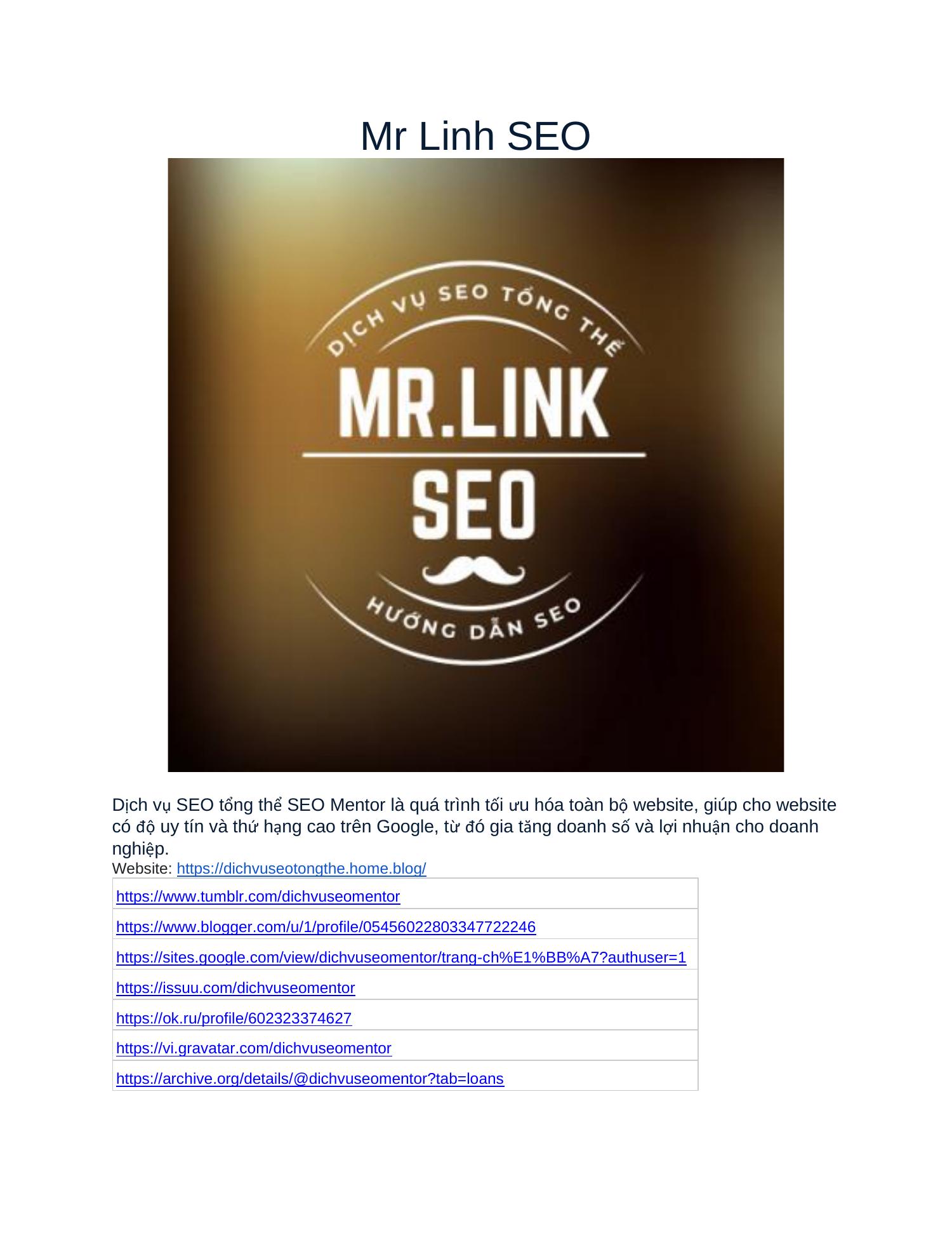 Mr Linh SEO.docx | DocDroid