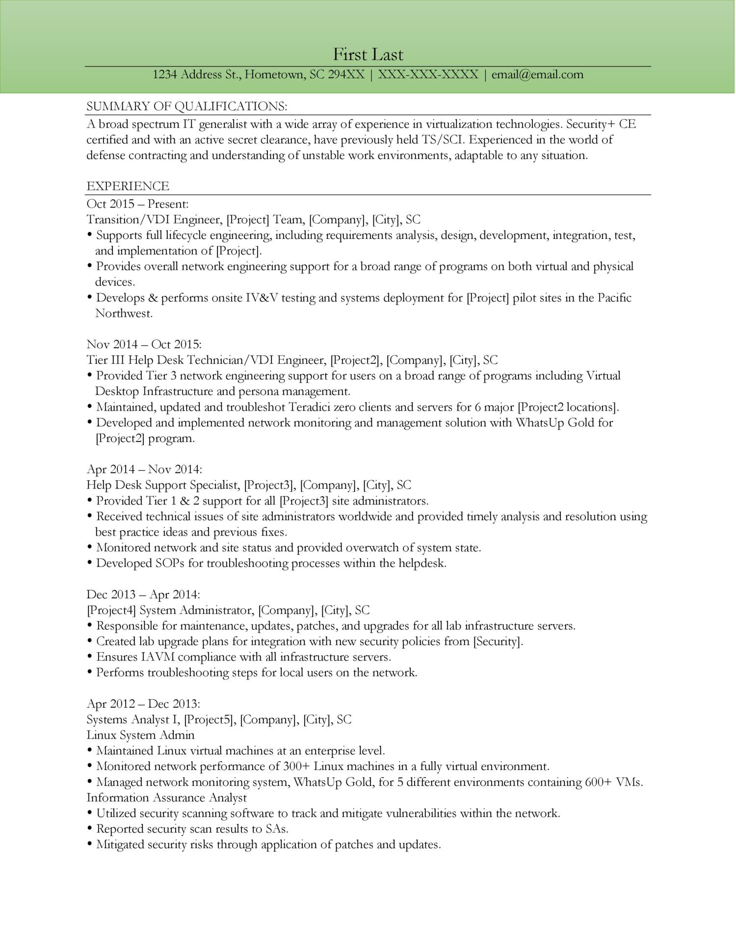 AnonResume.pdf | DocDroid