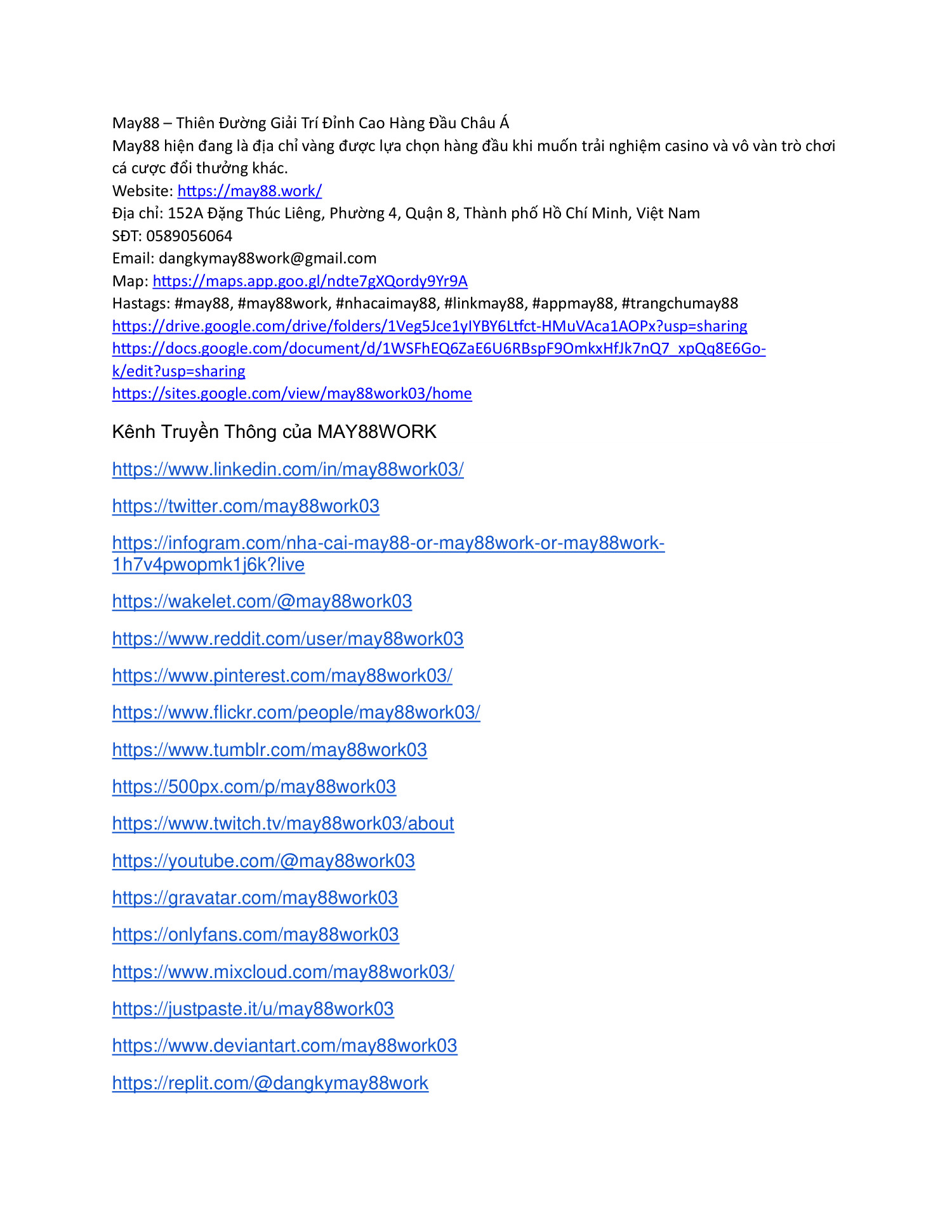 NHÀ CÁI MAY88 MAY88WORK MAY88.WORK.docx | DocDroid