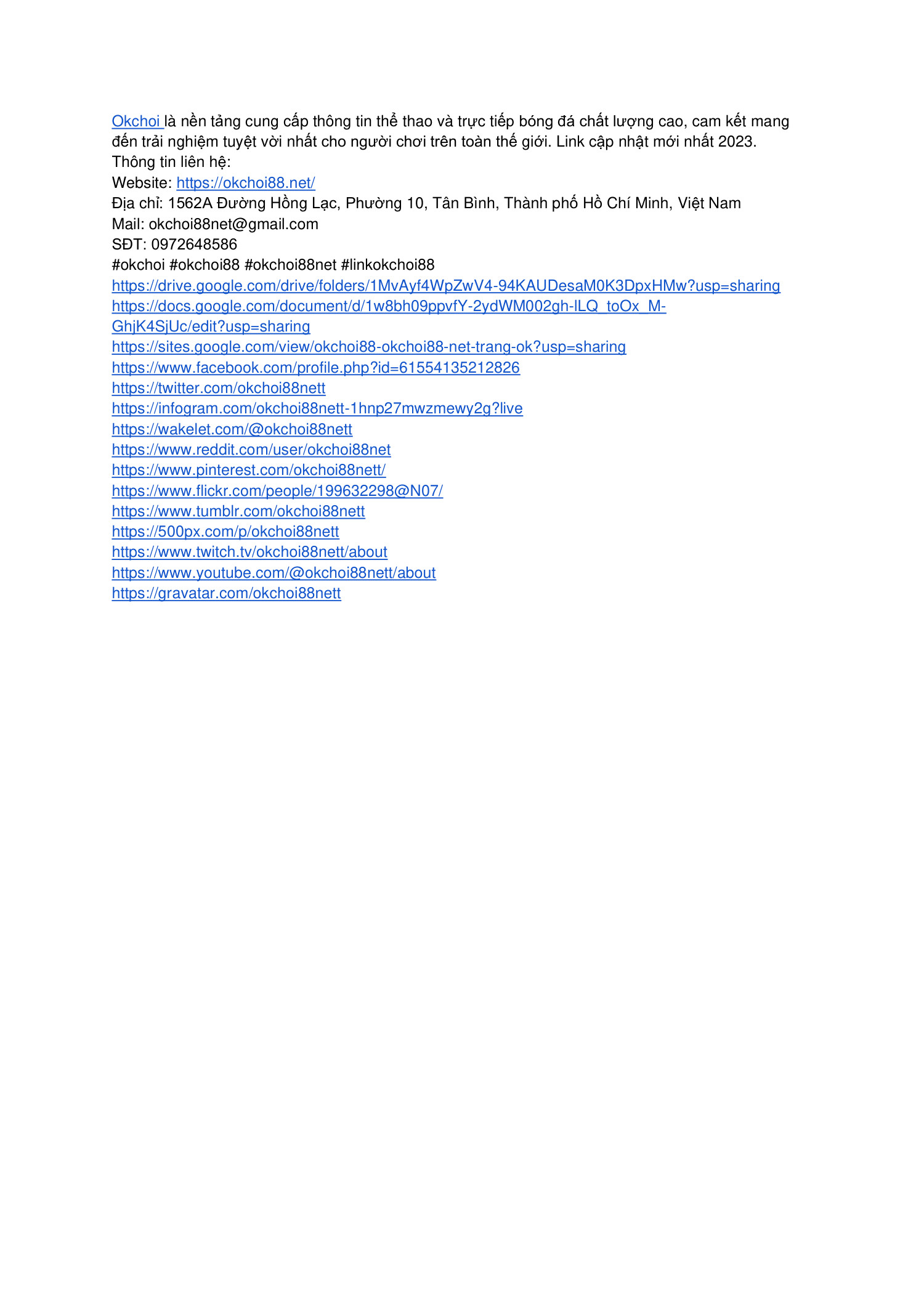 OKCHOI88 _ OKCHOI88 NET _ TRANG OKCHOI.docx | DocDroid