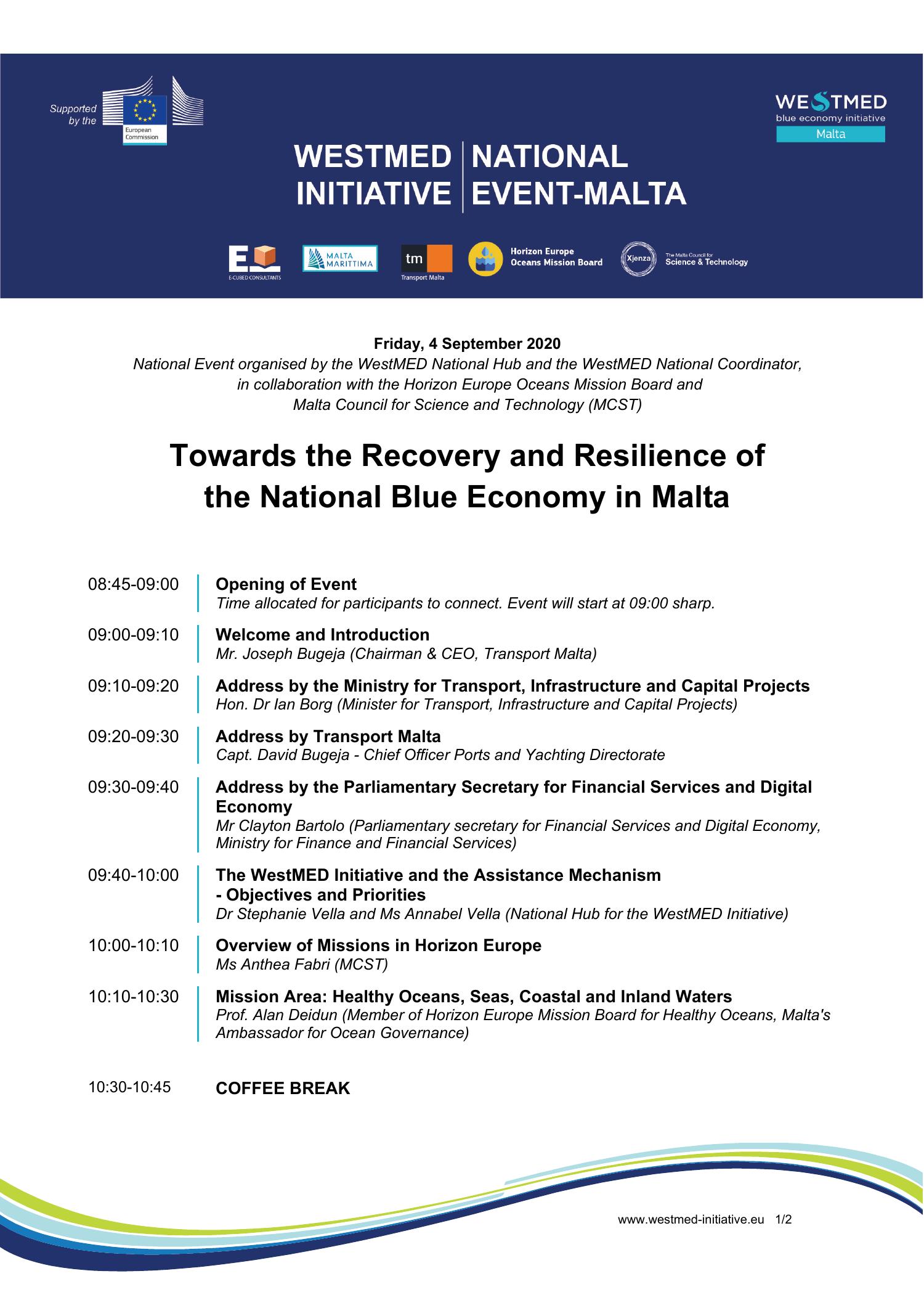 Agenda.WestMED.Nat.Event-Malta-Sept 2020 (def).pdf | DocDroid