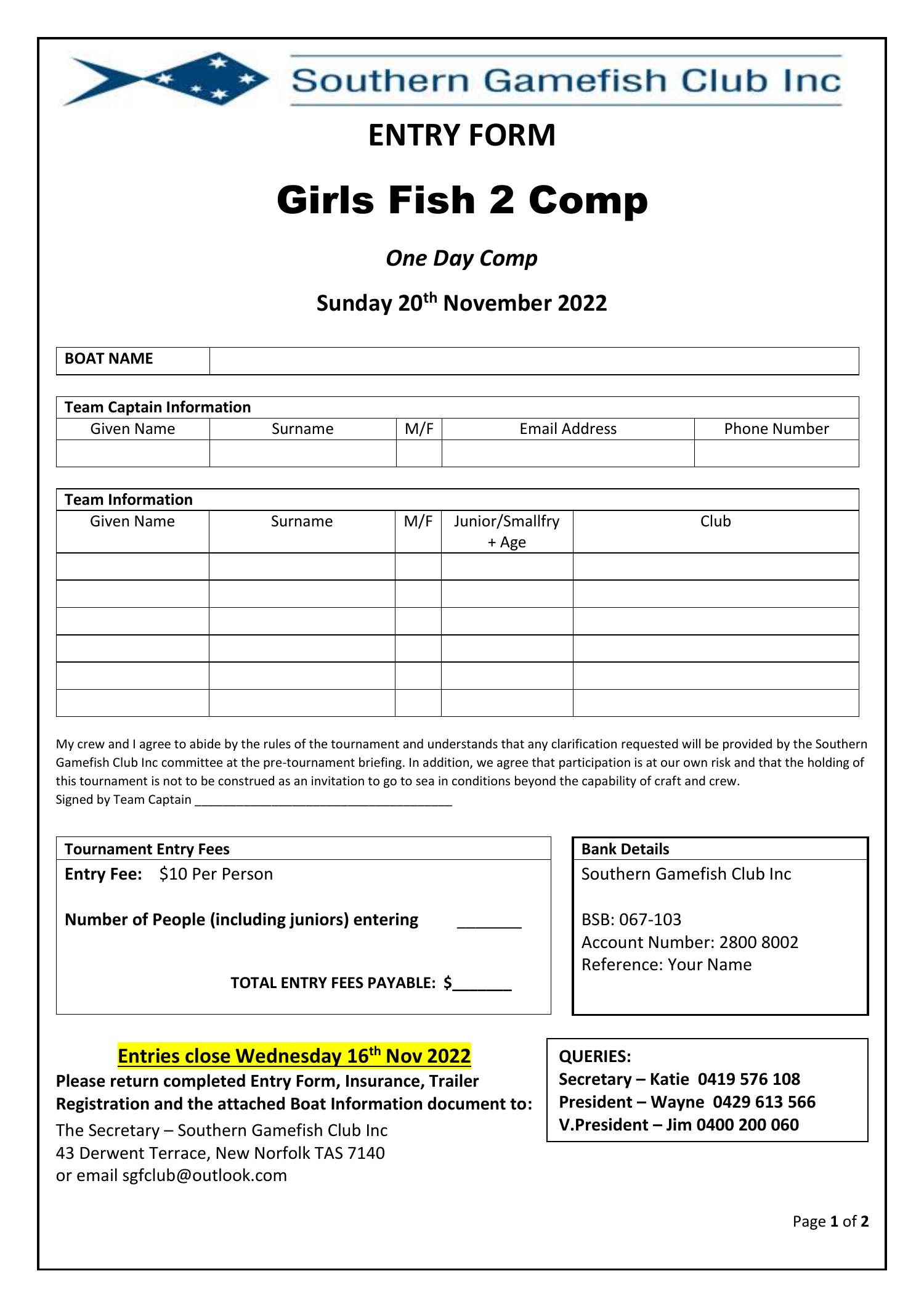 Girls Fish 2 Comp ENTRY FORM 2022.pdf | DocDroid