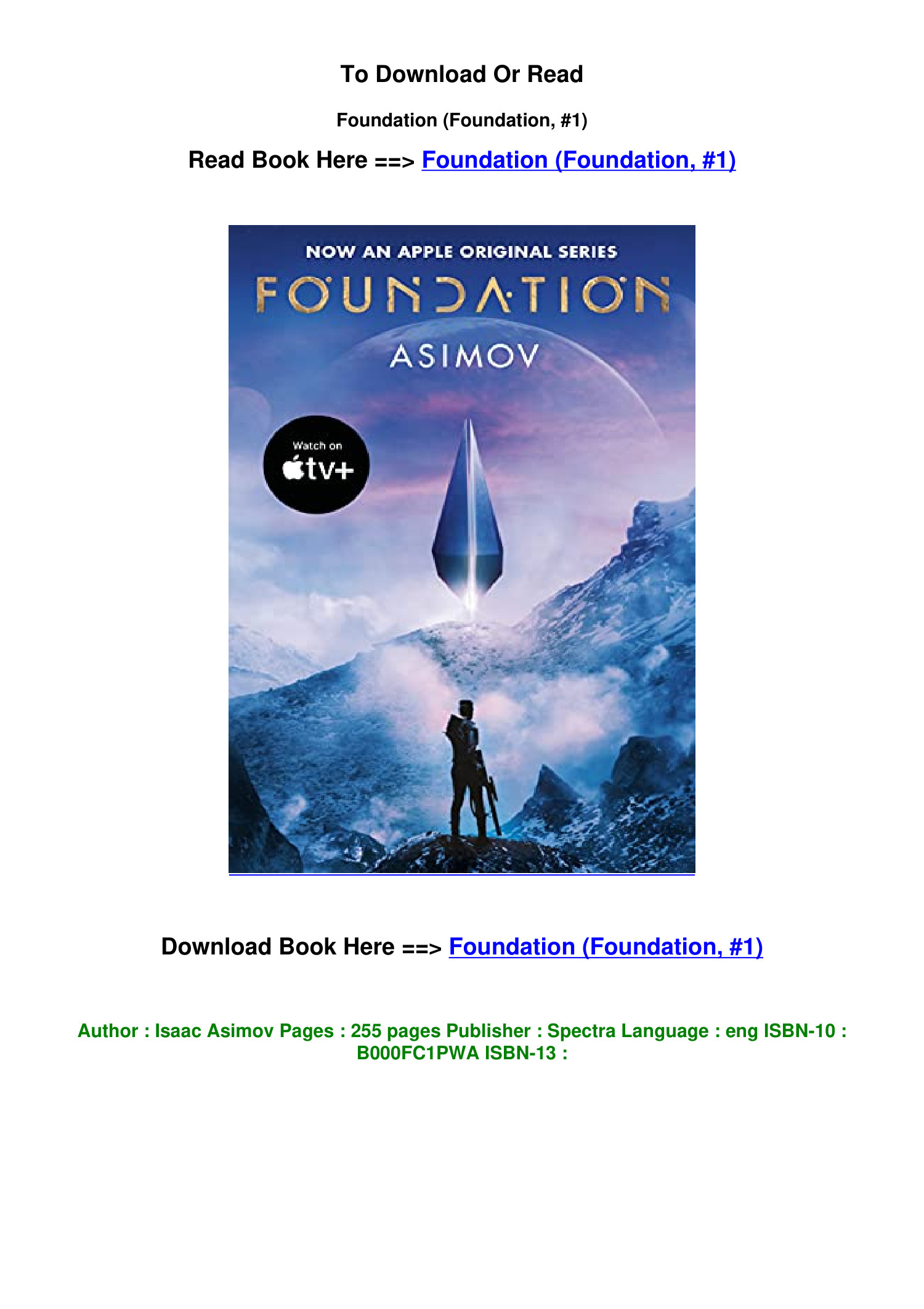 pdf download Foundation Foundation 1 by Isaac Asimov.pdf | DocDroid