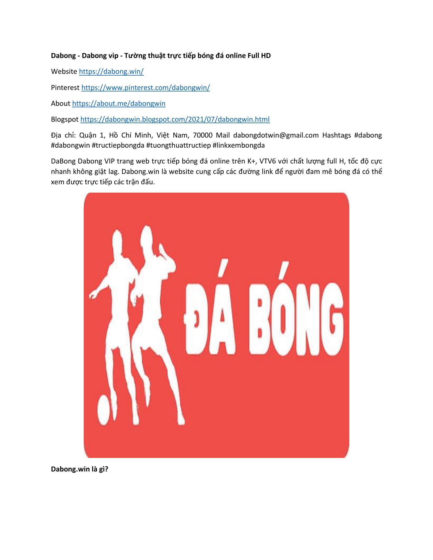 Dabong Dabong vip Tuong thuat truc tiep bong da online Full HD.pdf ...