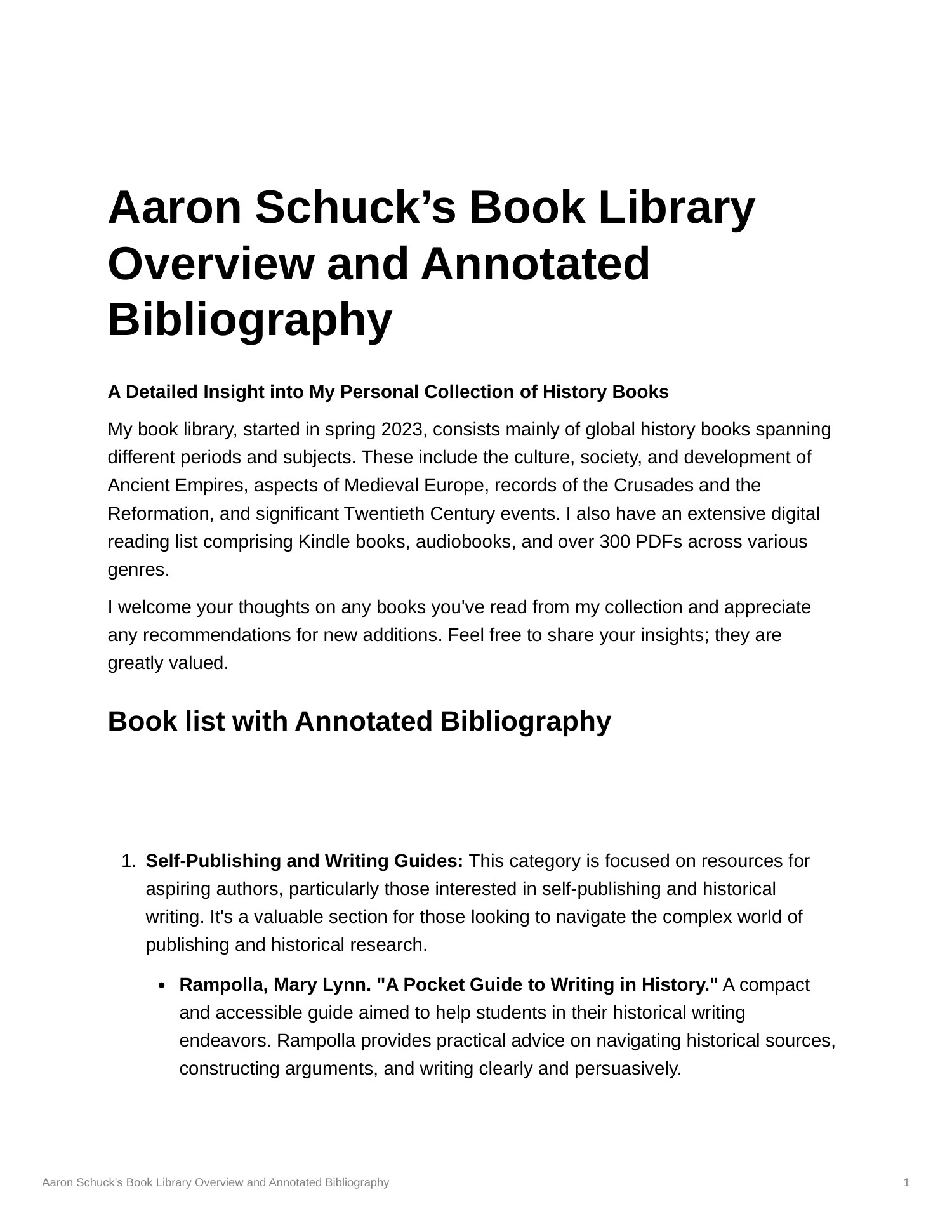 Aaron Schuck’s Book Library Overview and Annotated Bibliography.pdf ...