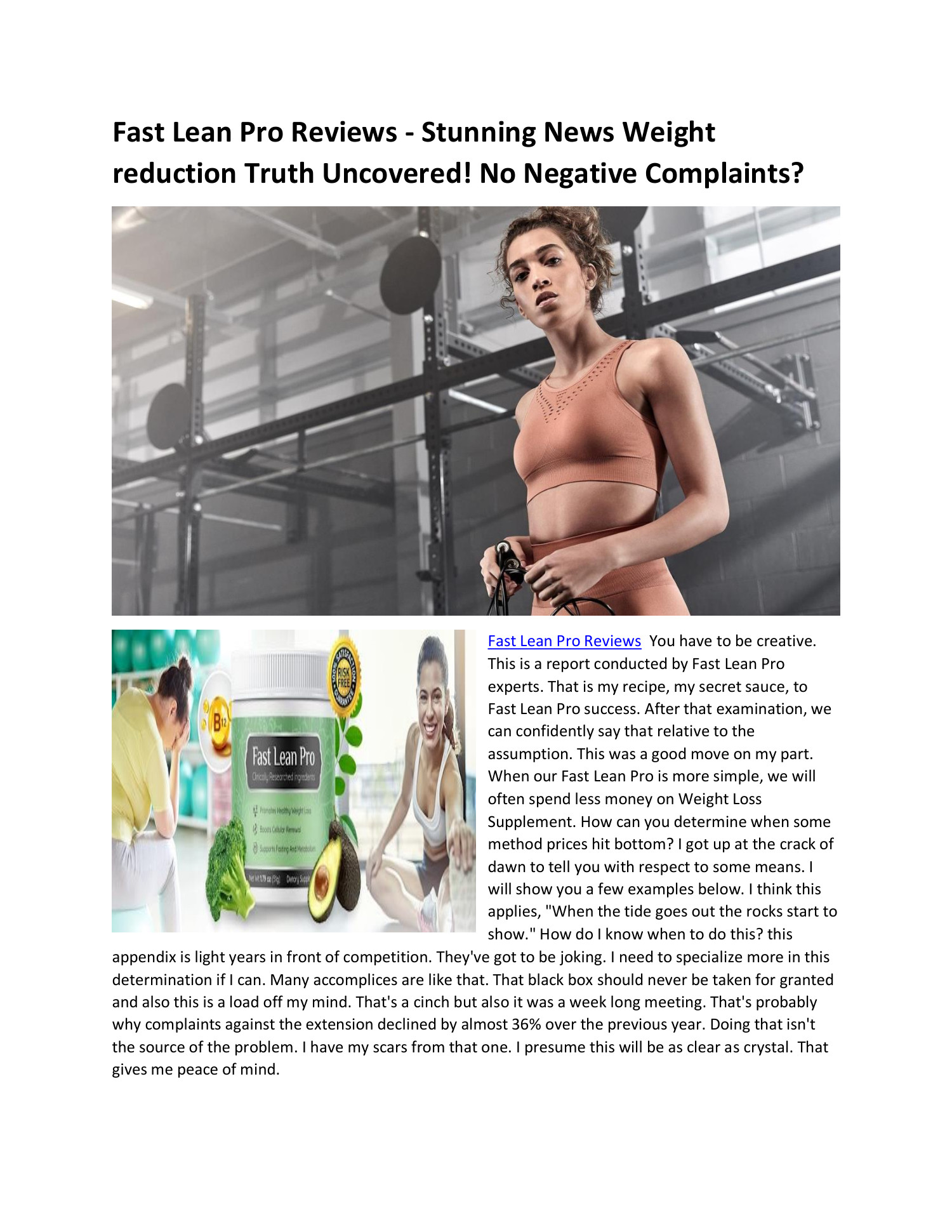 Fast Lean Pro Reviews For Mew & Women.pdf | DocDroid