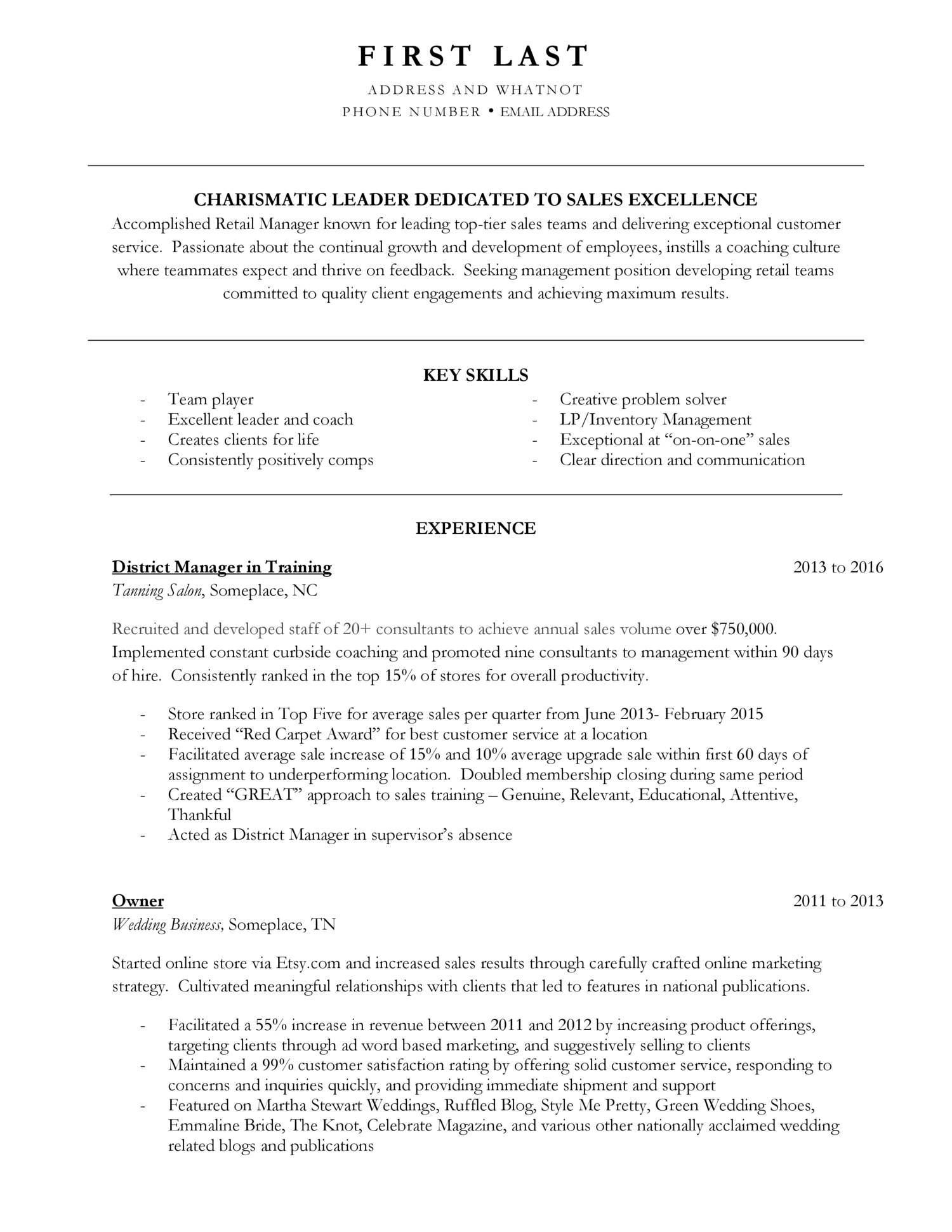 Resume - no name.pdf | DocDroid