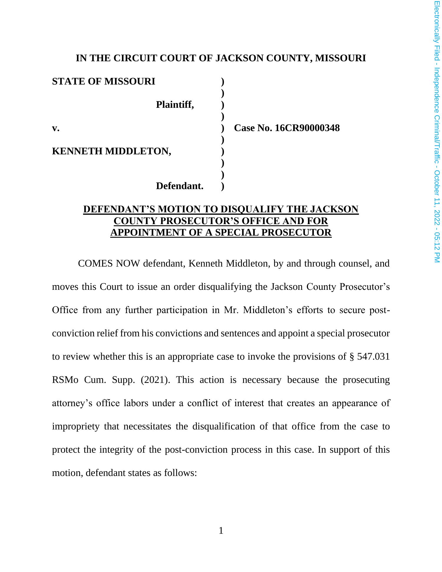 Filed Motion to Disqualify.pdf | DocDroid