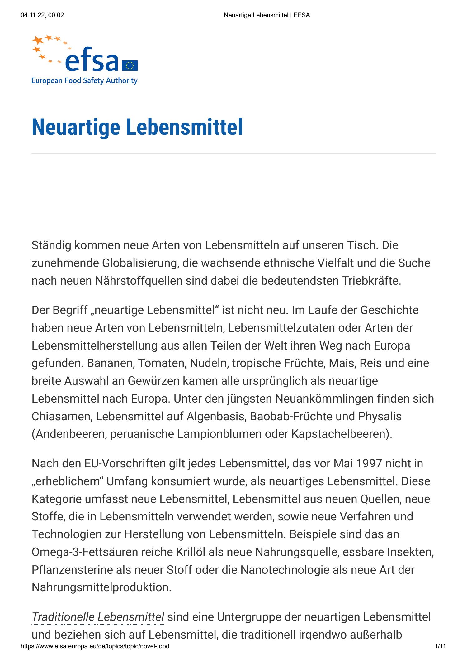 Neuartige Lebensmittel _ EFSA.pdf | DocDroid