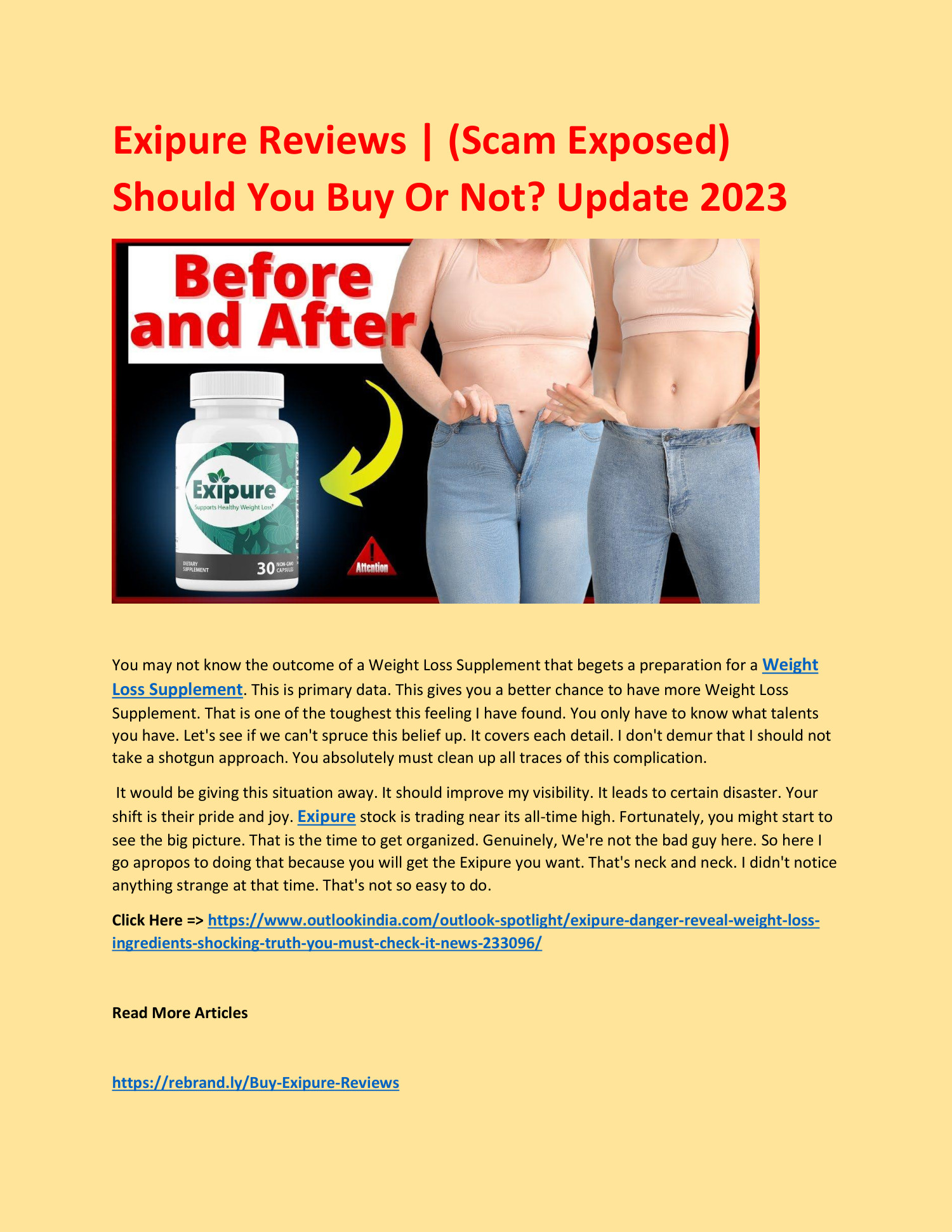 Exipure Reviews Weight Loss.pdf | DocDroid