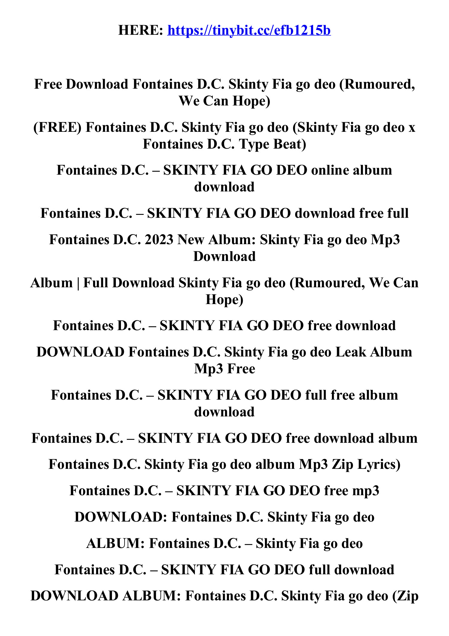 fontaines_d_c_skinty_fia_go_deo_full_free_album_download.pdf | DocDroid