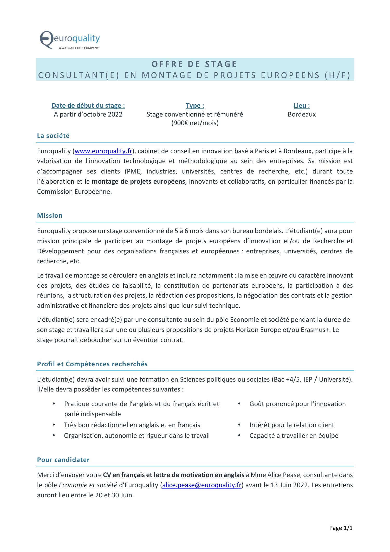 Euroquality_Offre de stage_economie et société_2022.pdf | DocDroid