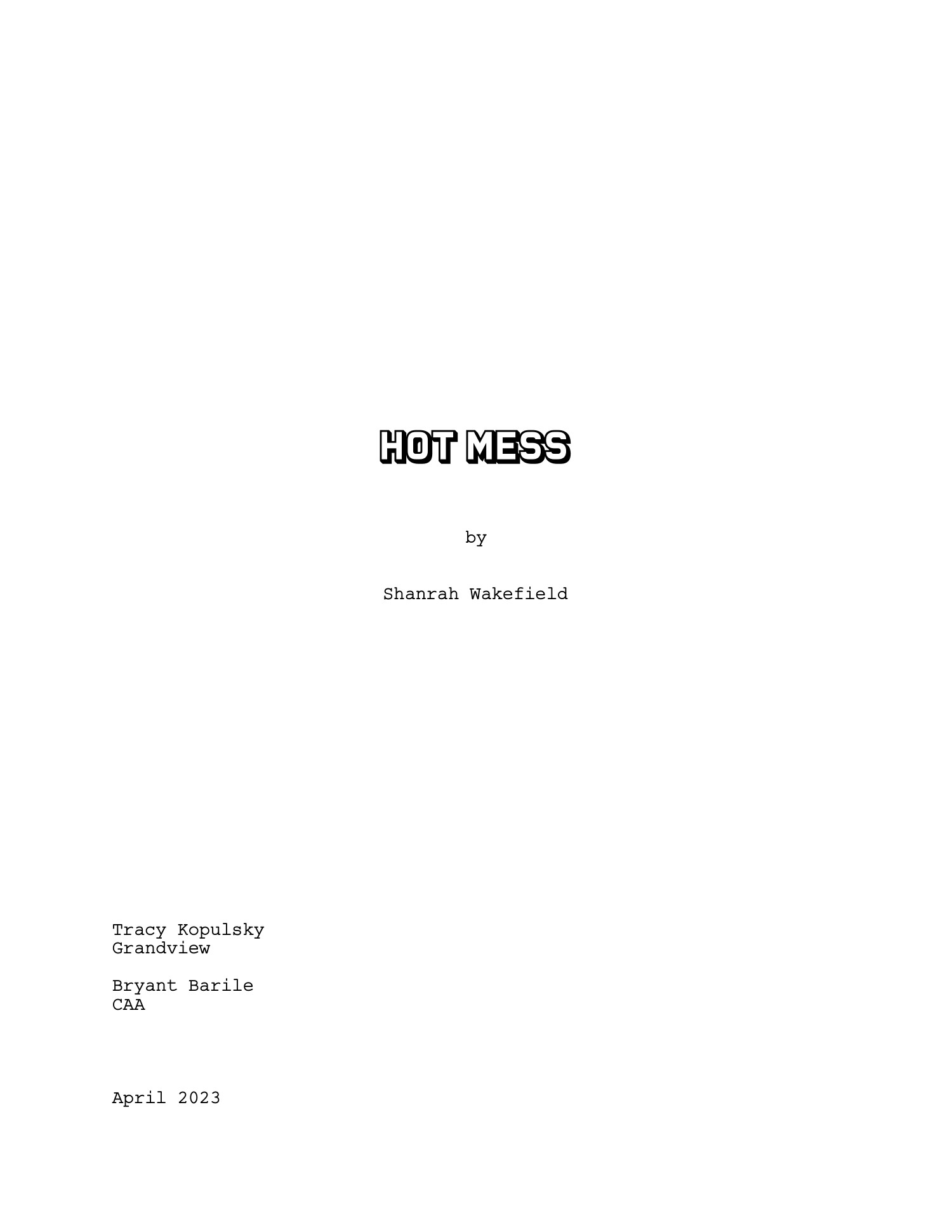 13 - HOT MESS by Shanrah Wakefield.pdf | DocDroid