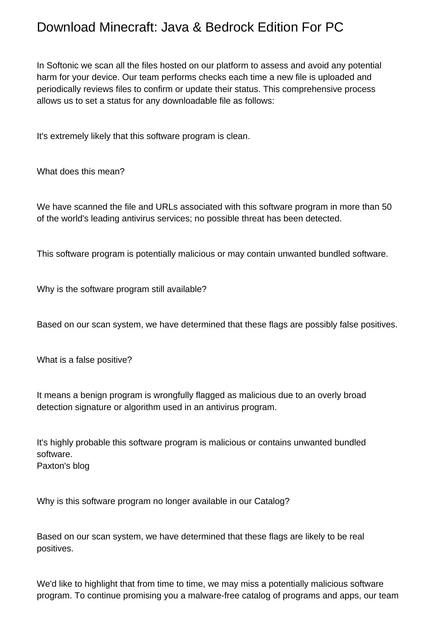 Download Minecraft Java Bedrock Edition For PCkhezg.pdf.pdf | DocDroid